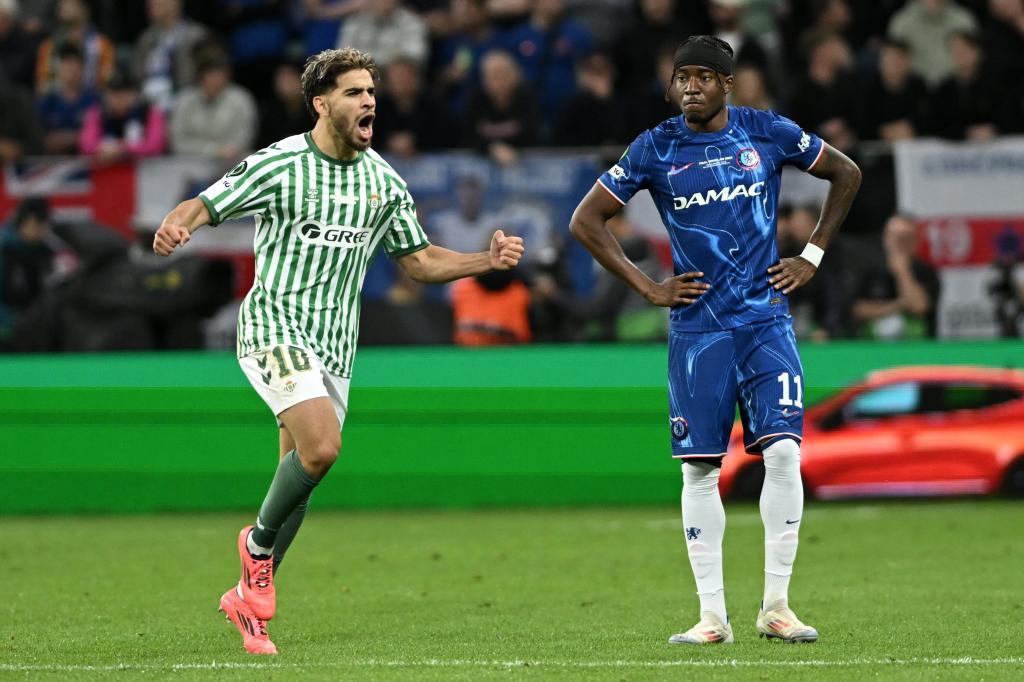 Uno a uno del Betis contra el Chelsea en la final de la Conference: Era ...