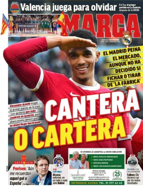 El Madrid hace oficial el fichaje de Trent Alexander-Arnold