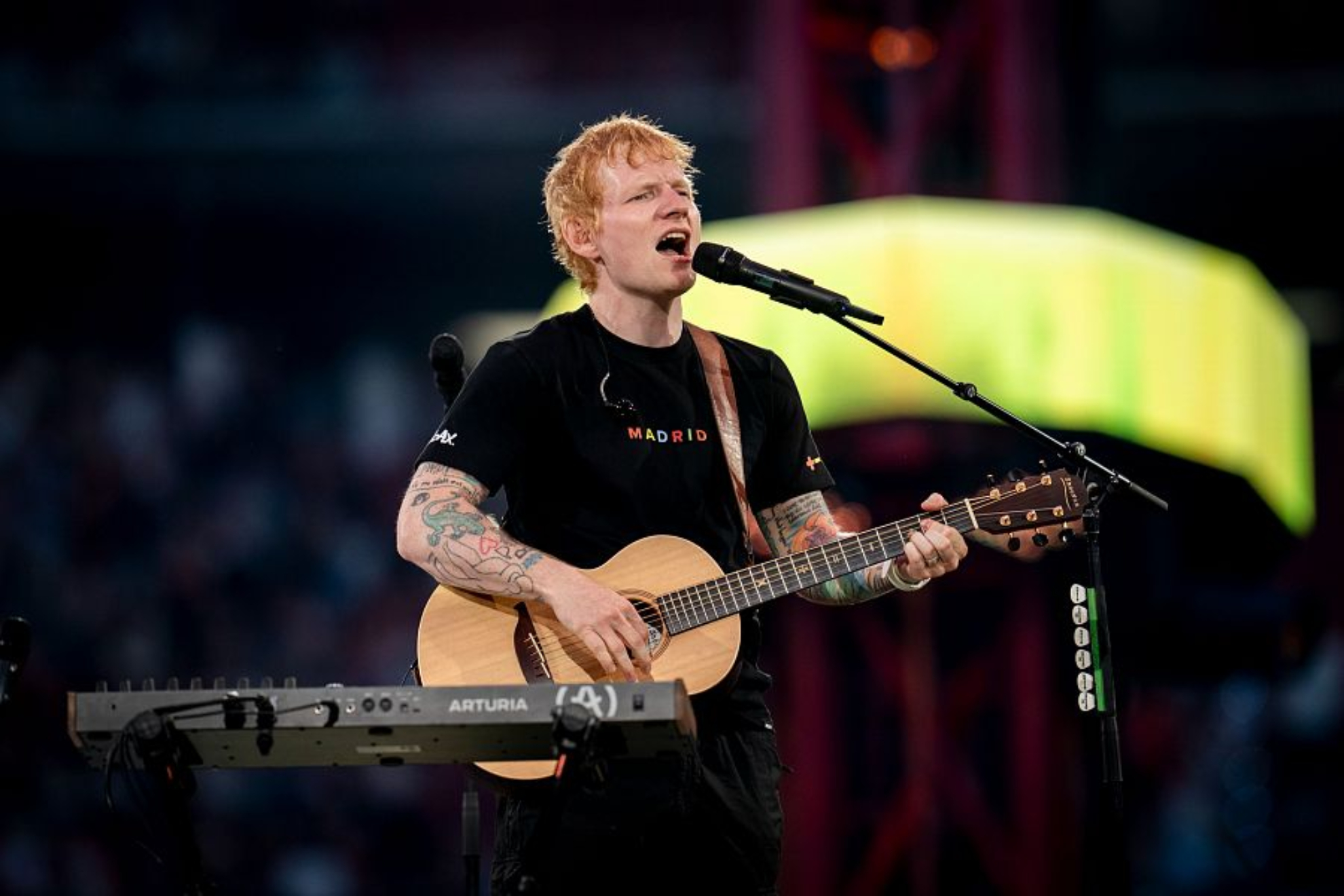 Ed Sheeran rompe récords en Madrid