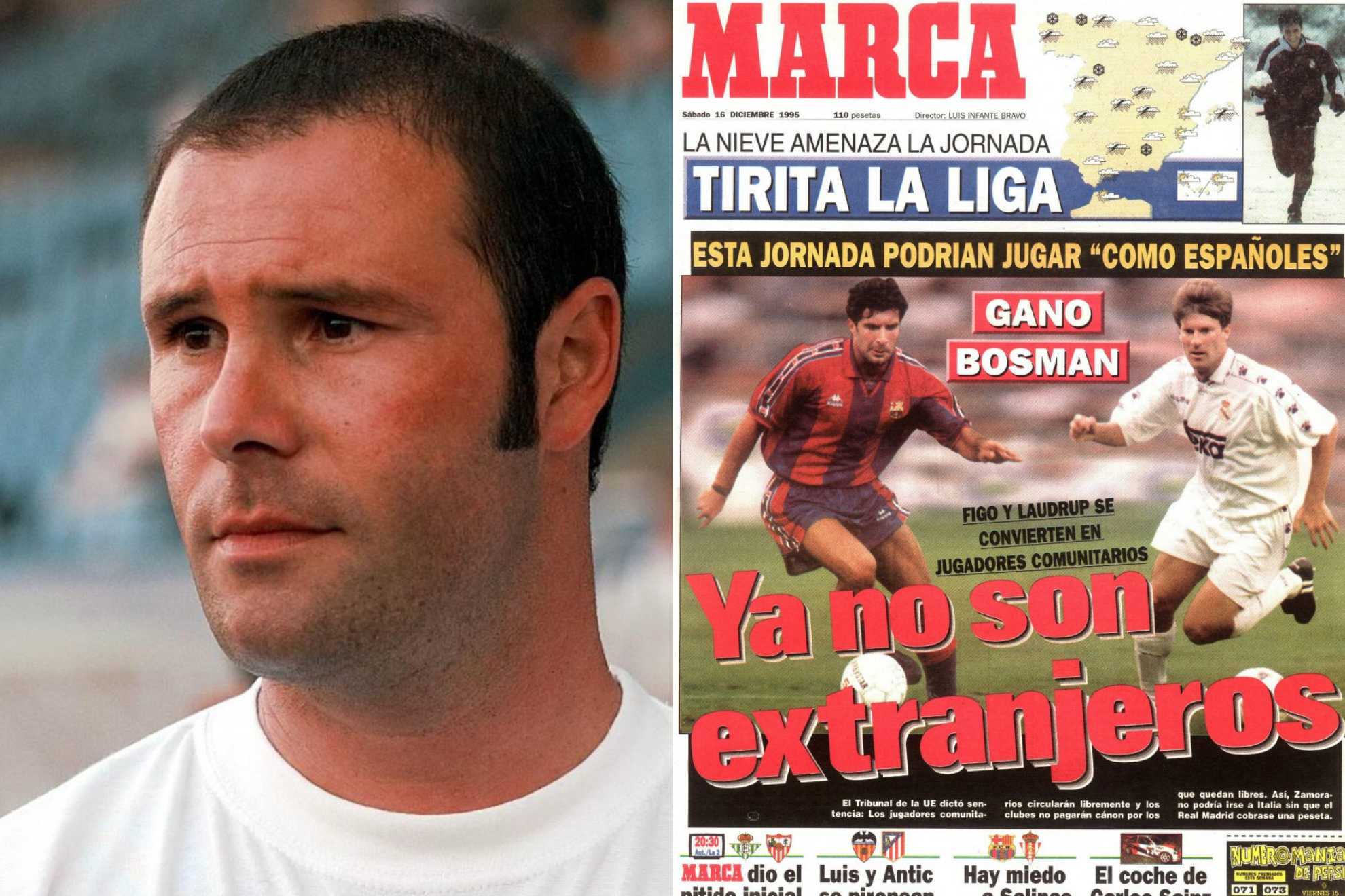 El 'caso Bosman', 30 años después: "Hoy vive con una pensión social"