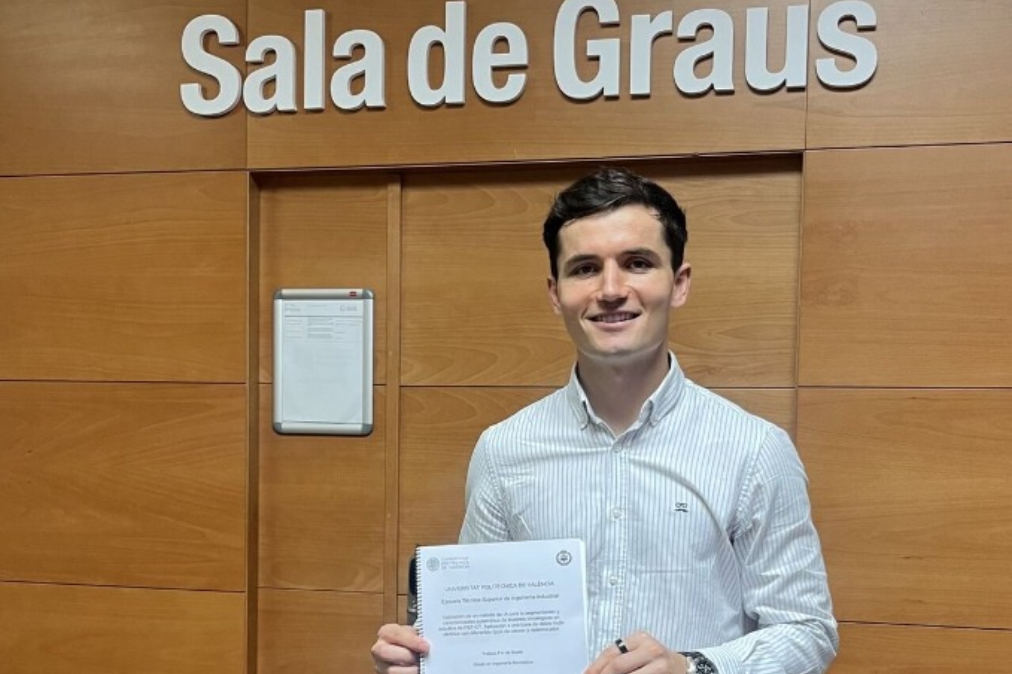 Hugo Guillamón se gradúa en Ingeniería Biomédica con matrícula de honor ...