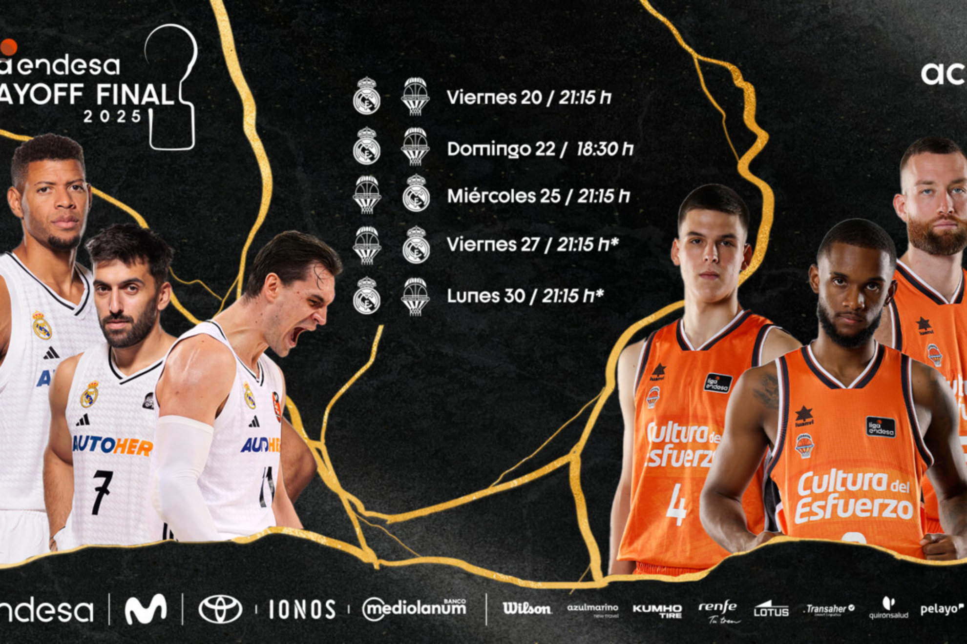 Finales de la ACB: cuándo son, fechas, calendario, partidos y equipos ...