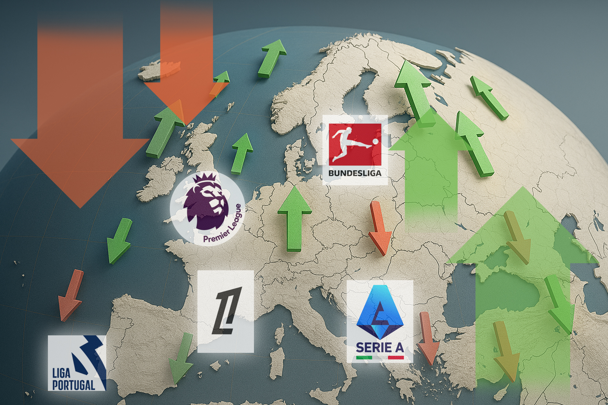 Europa reordena su fútbol: así queda el mapa de ascensos y descensos ...