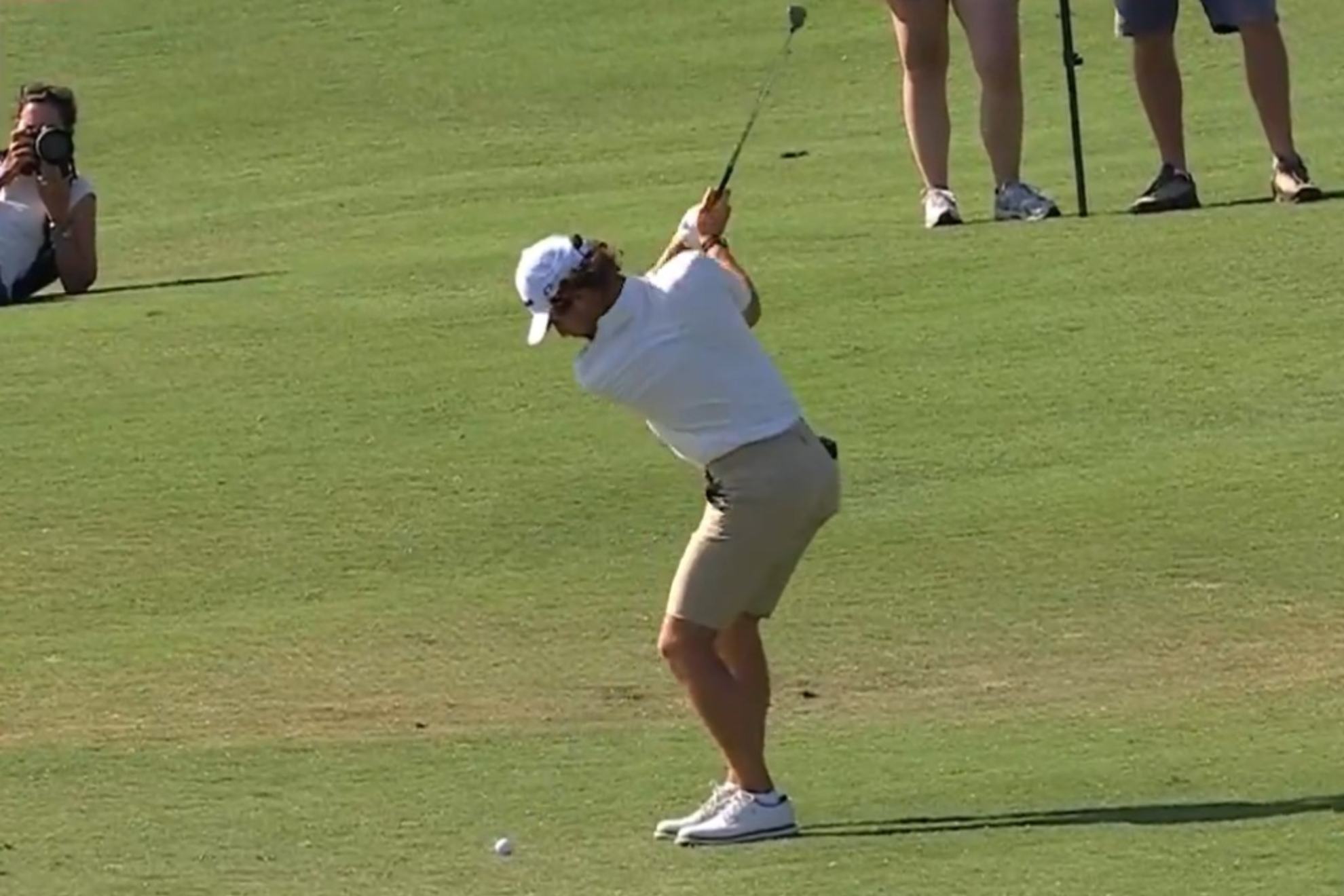 Ángel Ayora, líder del Abierto de Italia