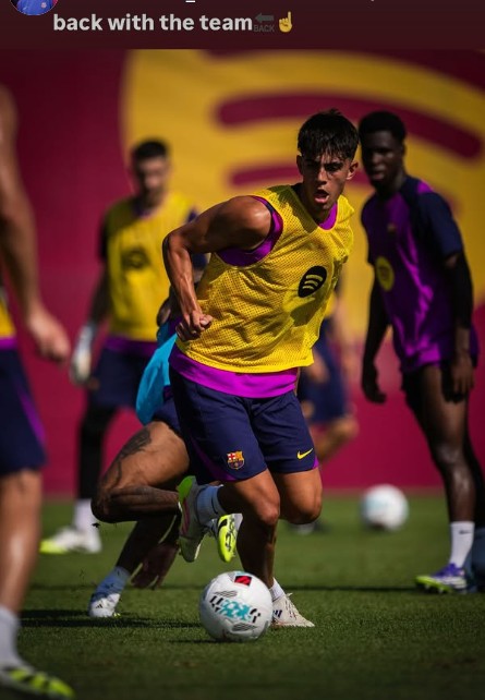 Marc Bernal presume de recuperación