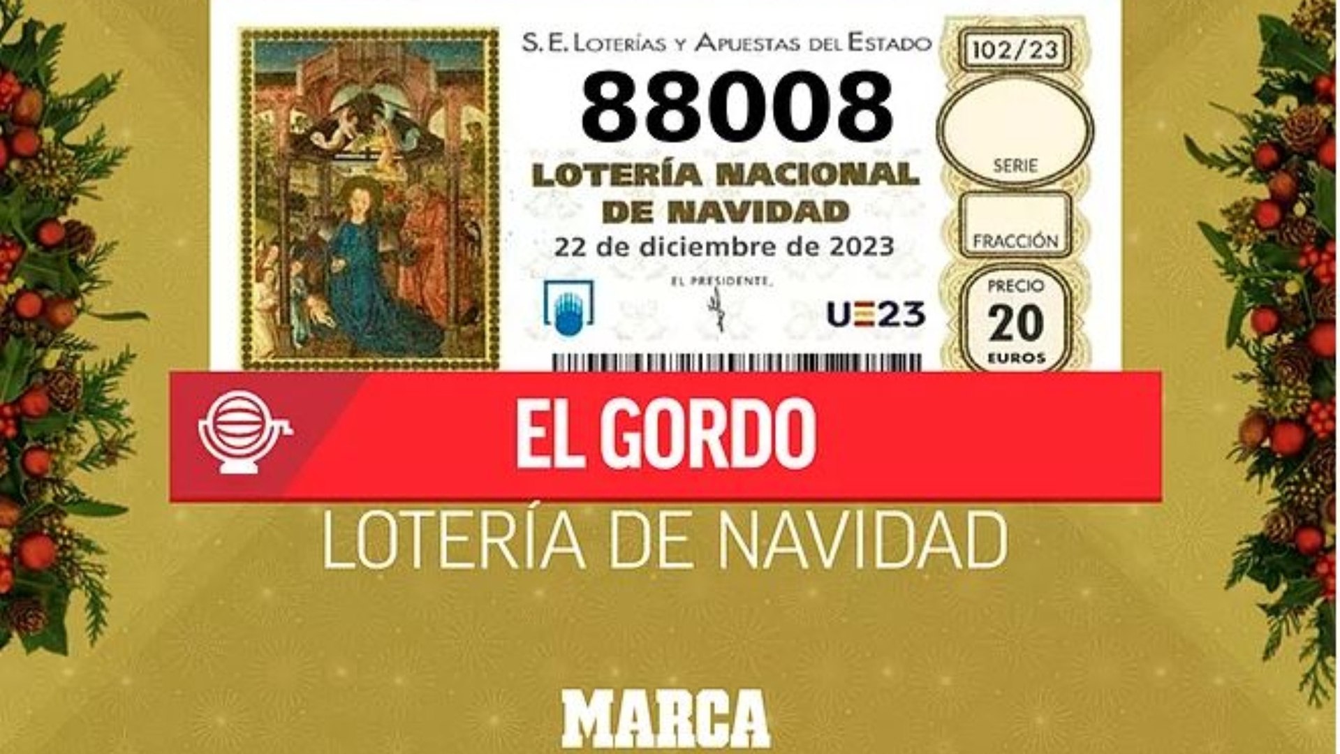 Este es el Gordo de la Lotería de Navidad que casi acaba con la ...