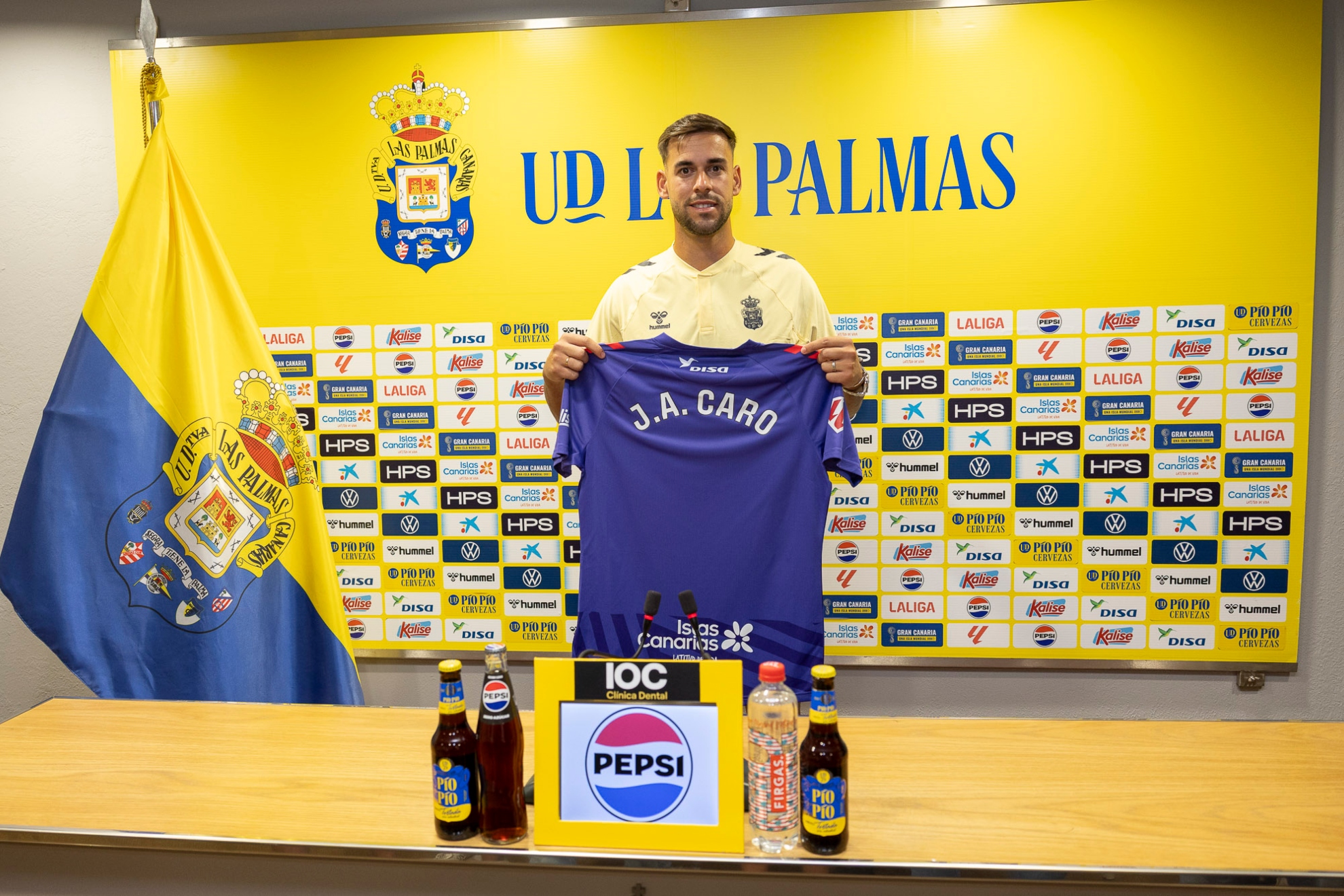 José Antonio Caro en su presentación: "Es un orgullo que Las Palmas se ...