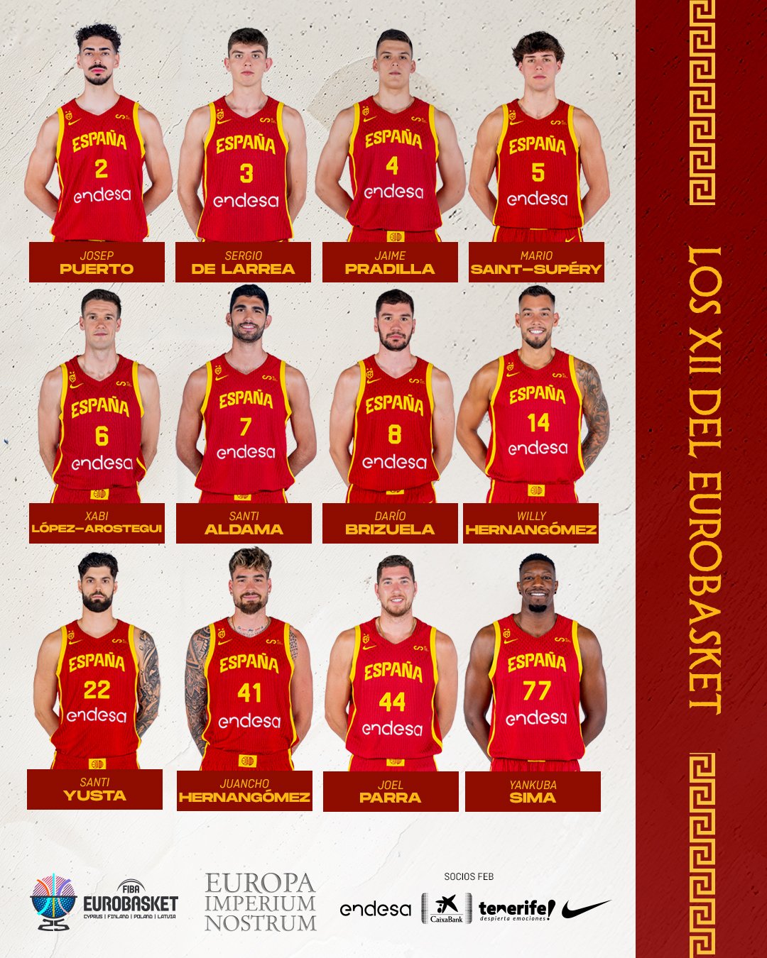 Scariolo confirma a los 12 del Eurobasket... y la baja de Alberto Díaz