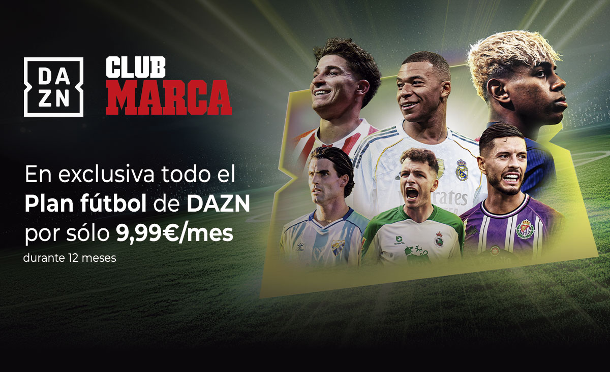 Oferta del Club MARCA: Todo el plan fútbol por 9,99 euros al mes