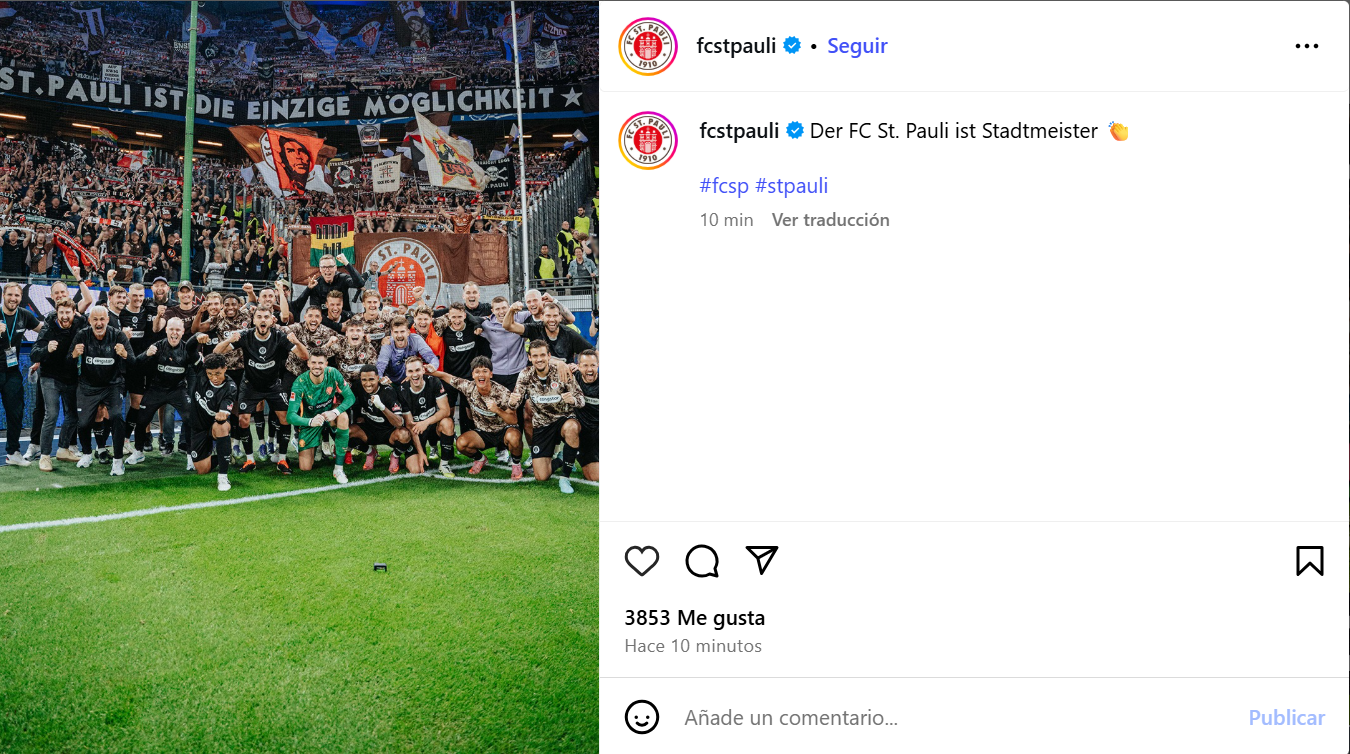 Hamburgo-St. Pauli, un derbi de los que ya no quedan: "Podríamos haber ...
