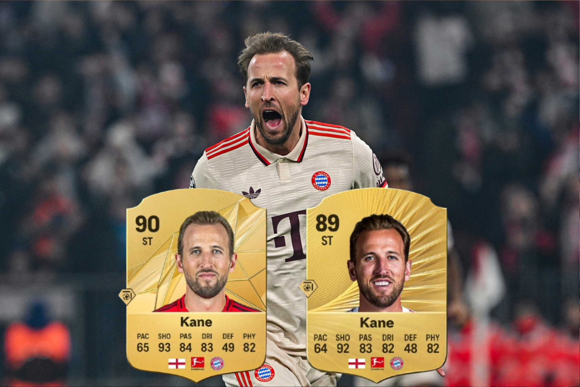 El increíble caso de Harry Kane en FC 26: pierde un punto de media a ...