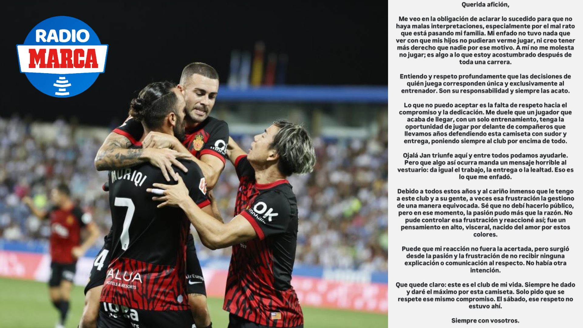 El Mallorca suspende de empleo y sueldo a Dani Rodríguez y le retira la ...