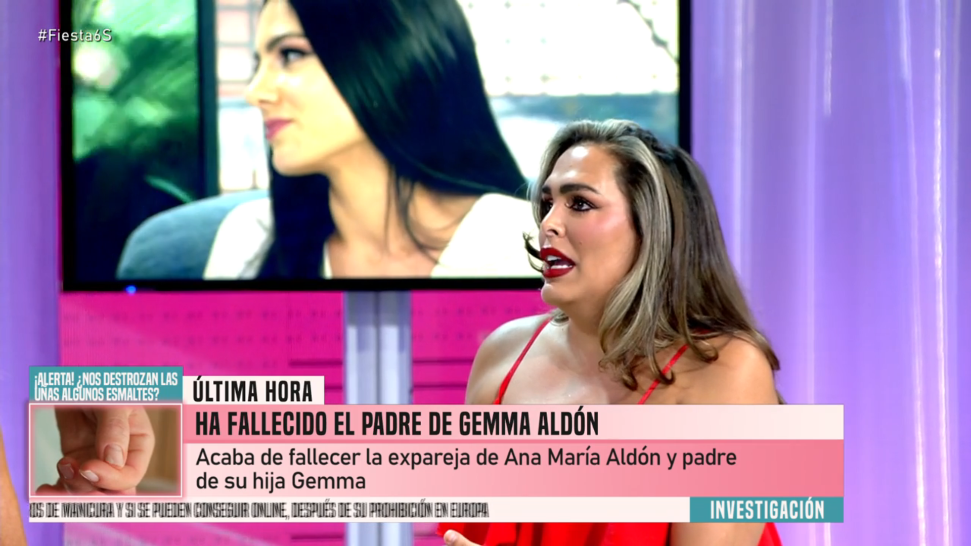 Muere el padre biológico de Gema Aldon, hija de Ana María Aldón