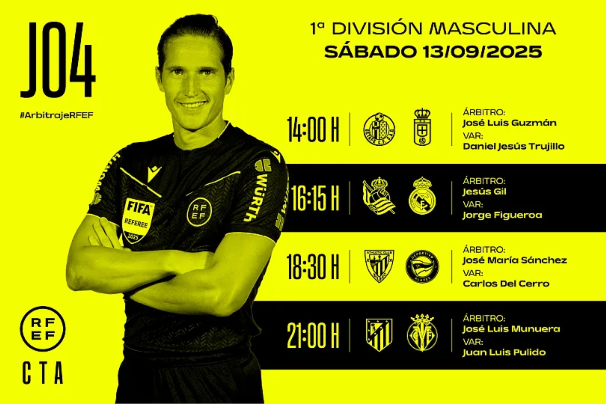 Jesús Gil Manzano será el árbitro del Real Sociedad-Real Madrid