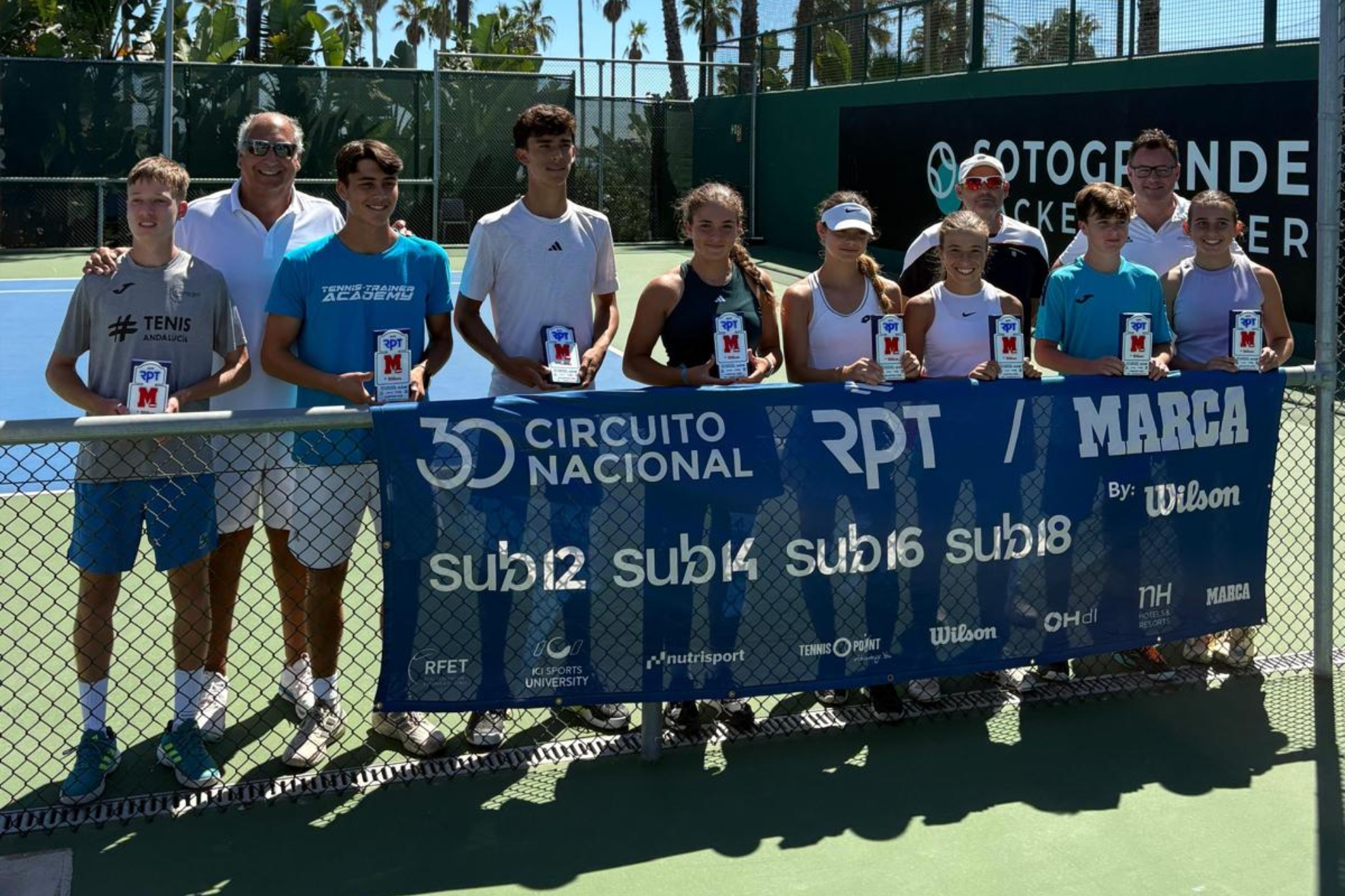 Éxito en Sotogrande Racket Club del 30º Circuito RPT - MARCA by Wilson