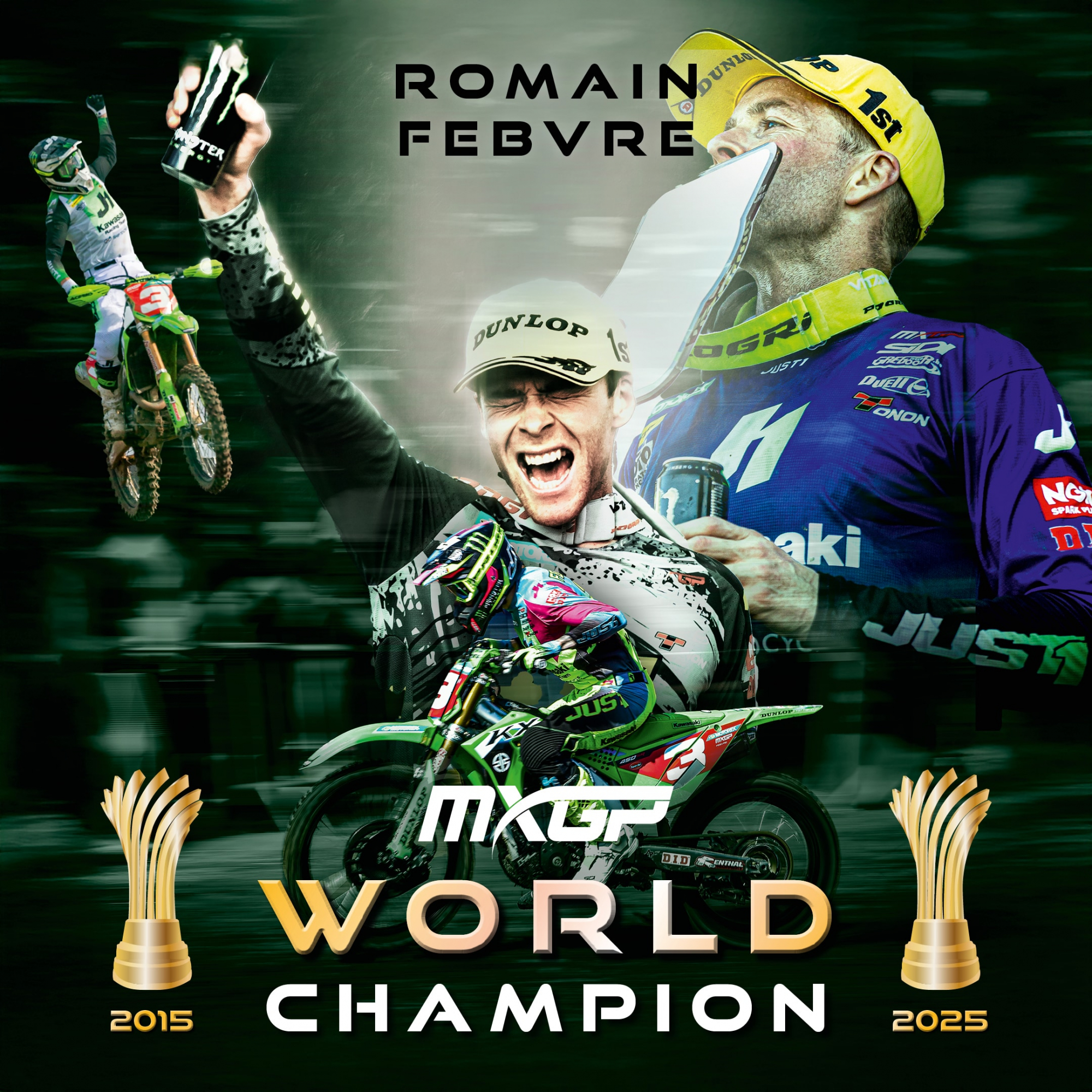 Romain Febvre se corona campeón del mundo de Motocross
