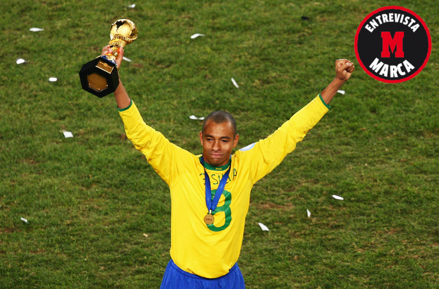 Gilberto Silva: "Es hora del que el título vuelva a casa, a Brasil"