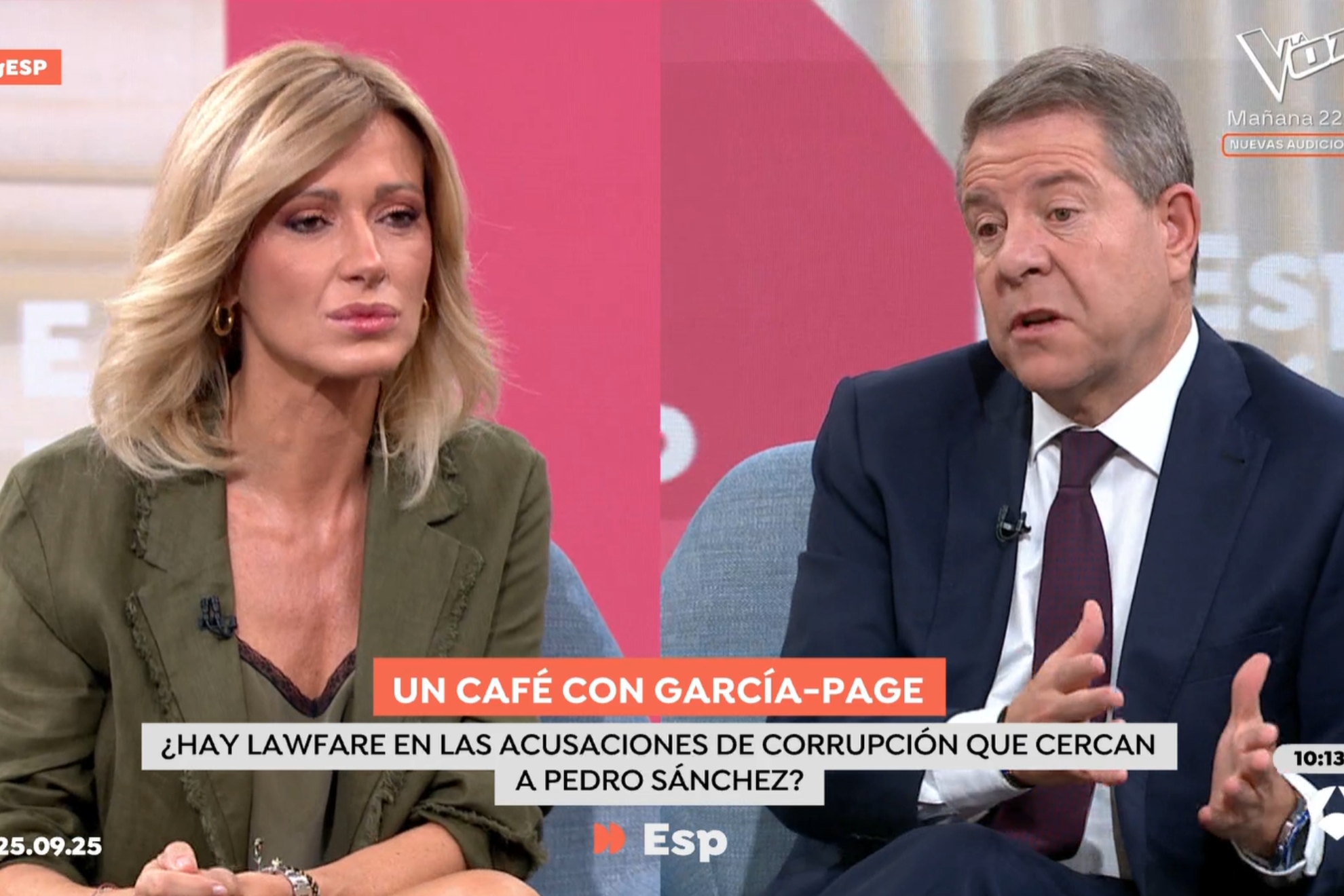 Page, en ‘Espejo Público’, sobre la situación política en España ...