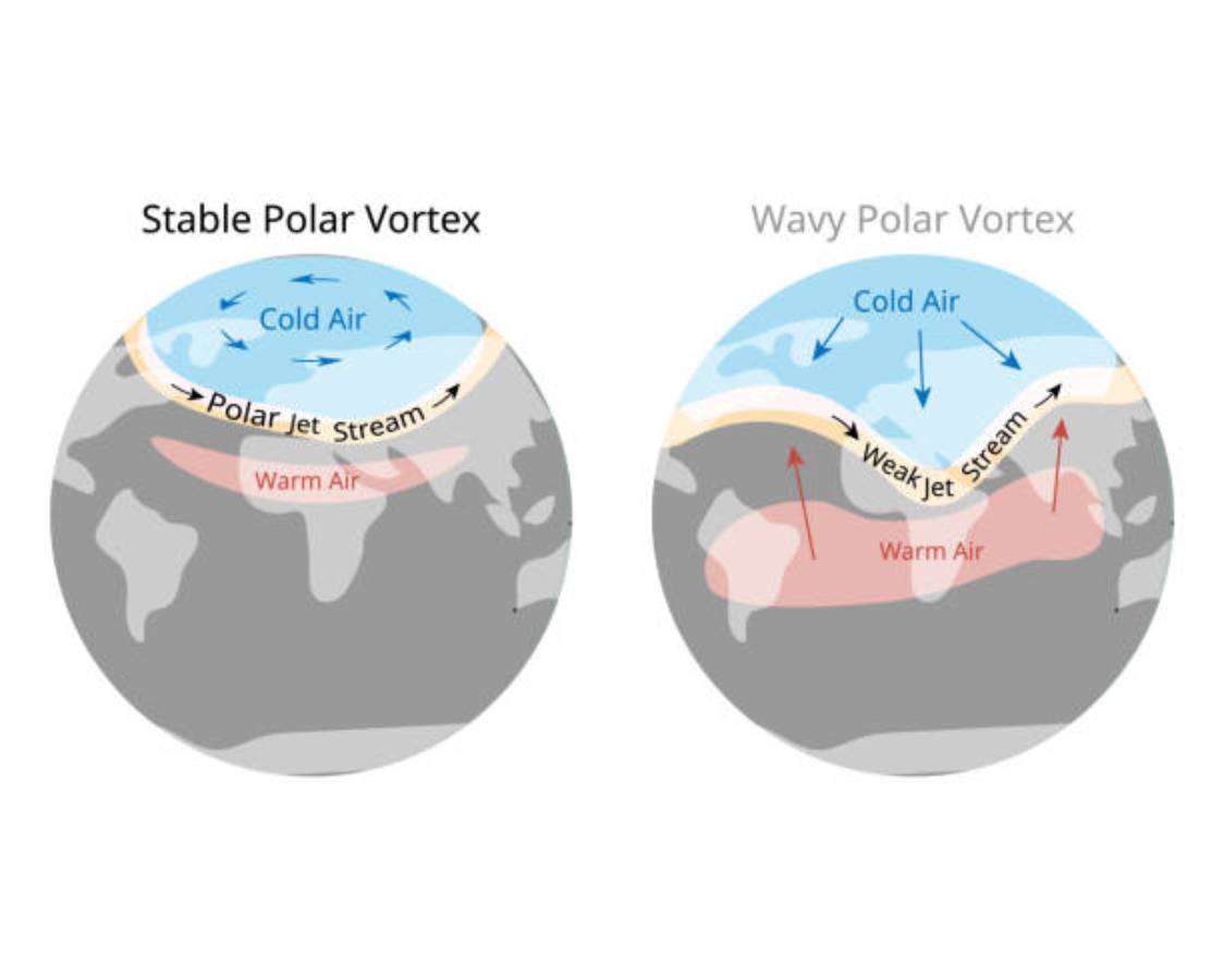 Preocupación por los efectos de un vórtice polar que está emergiendo en ...