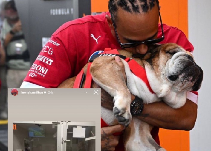 Hamilton pide a sus fans que recen por Roscoe
