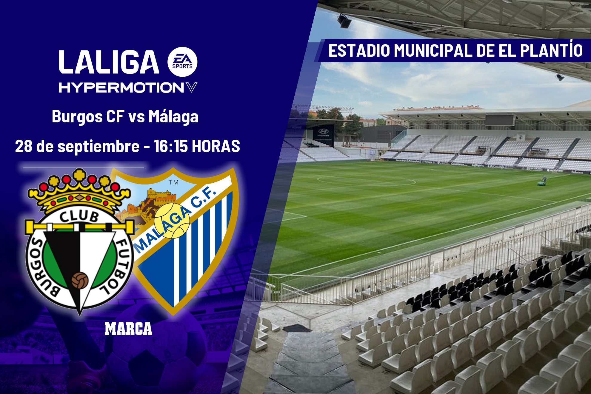 Burgos CF - Málaga: horario y dónde ver hoy en TV el partido de LaLiga ...