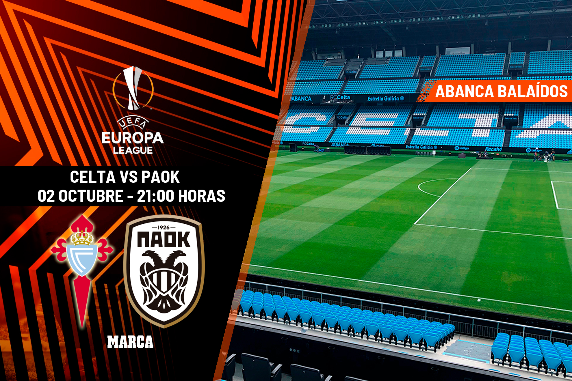 Celta - PAOK: horario y dónde ver hoy en directo en TV y online el partido de Europa League