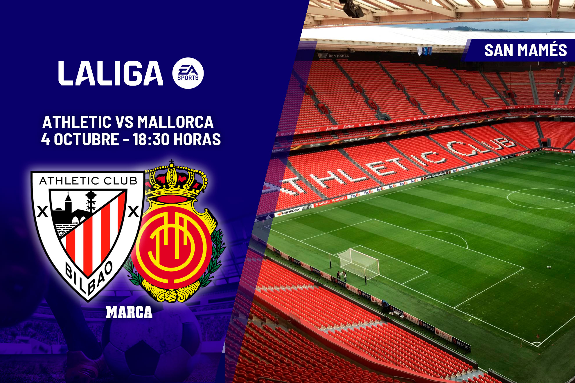 Athletic - Mallorca: horario, dónde ver hoy en TV y canal del partido ...