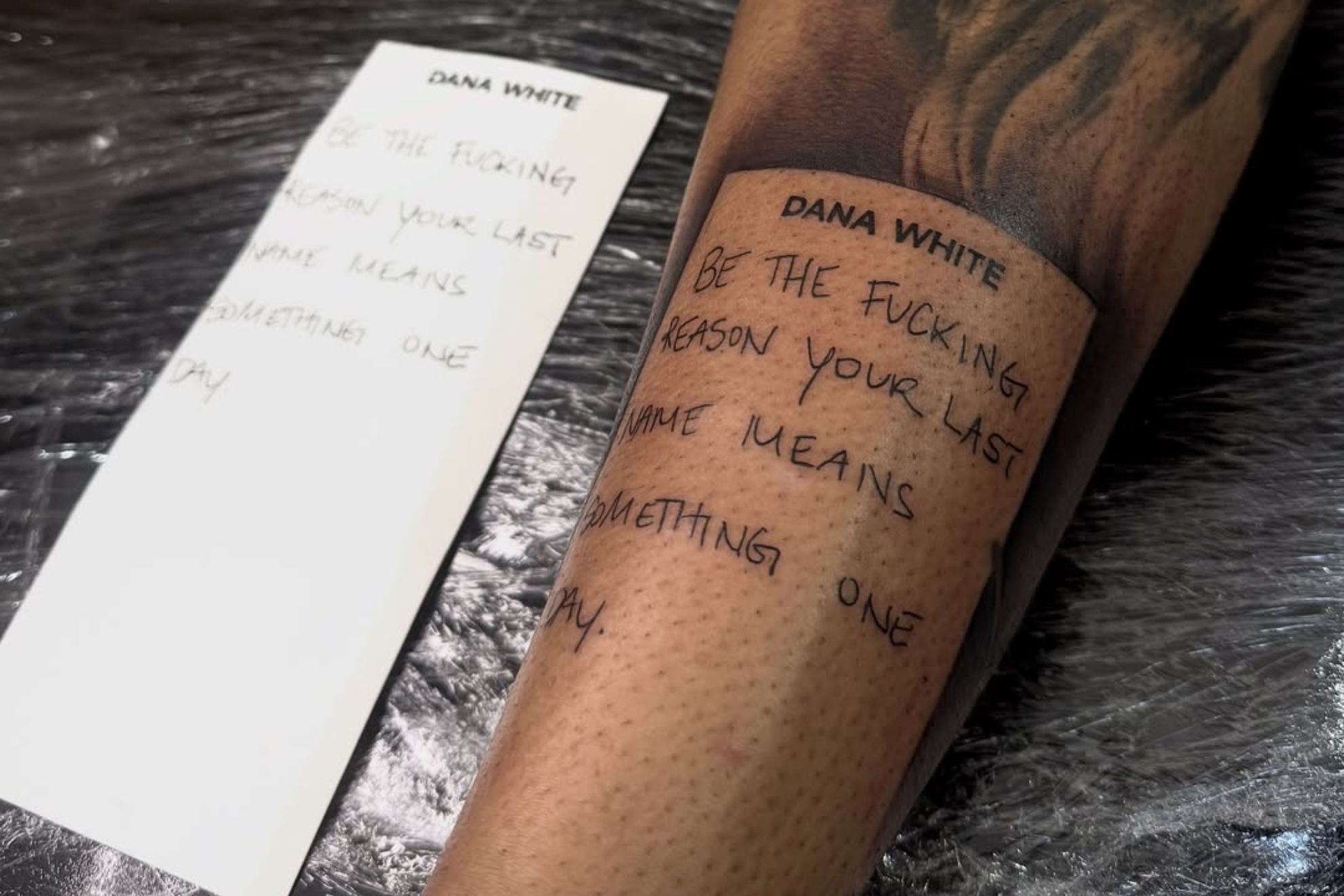 El increíble gesto de Hecher Sosa con las históricas palabras de Dana White