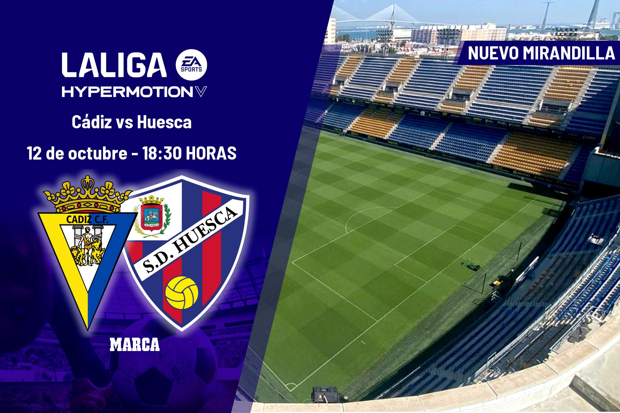 Cádiz - Huesca: horario y dónde ver hoy en TV el partido de LaLiga ...