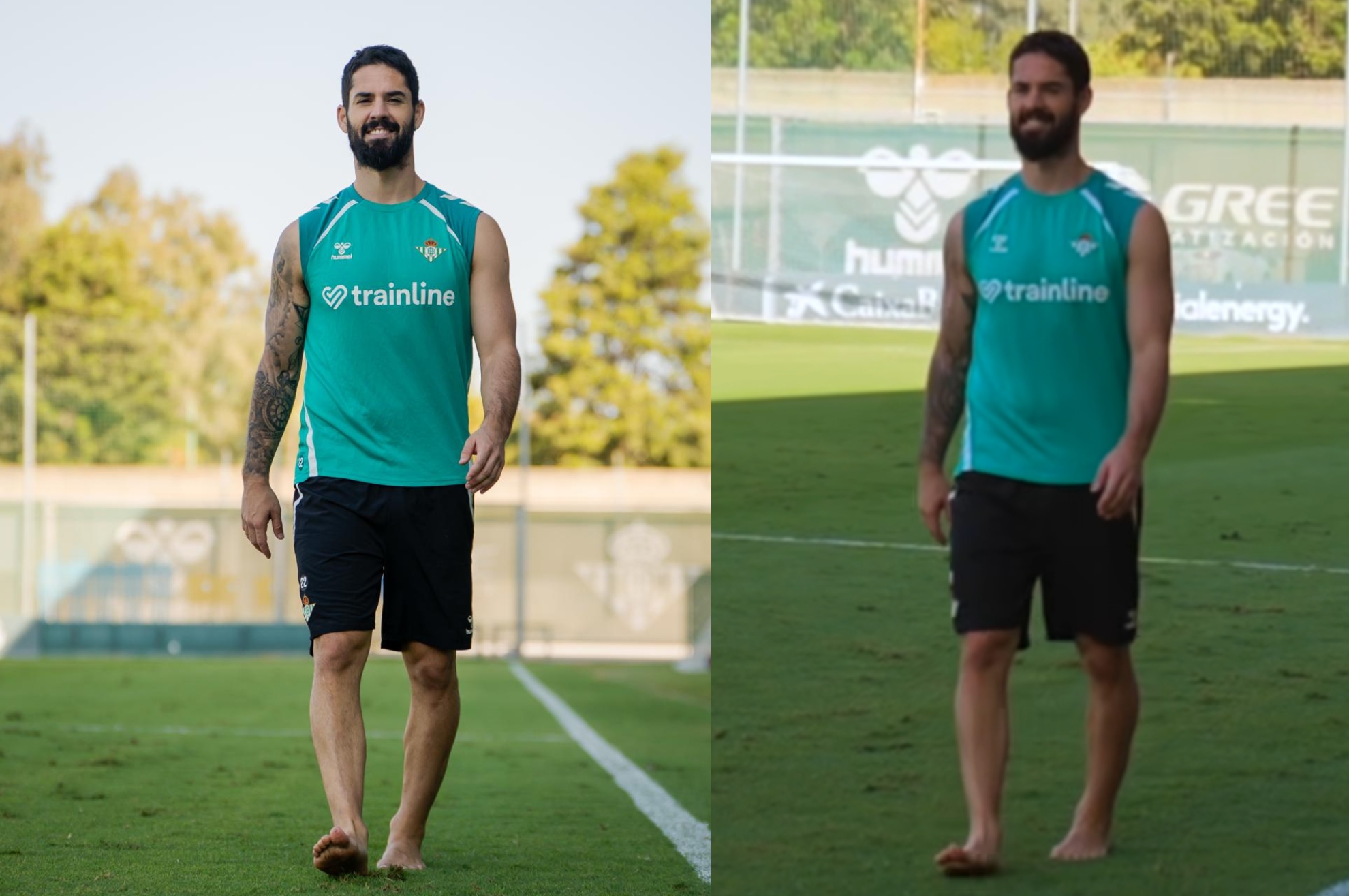 Isco suelta las muletas y pasa a una nueva fase de su recuperación
