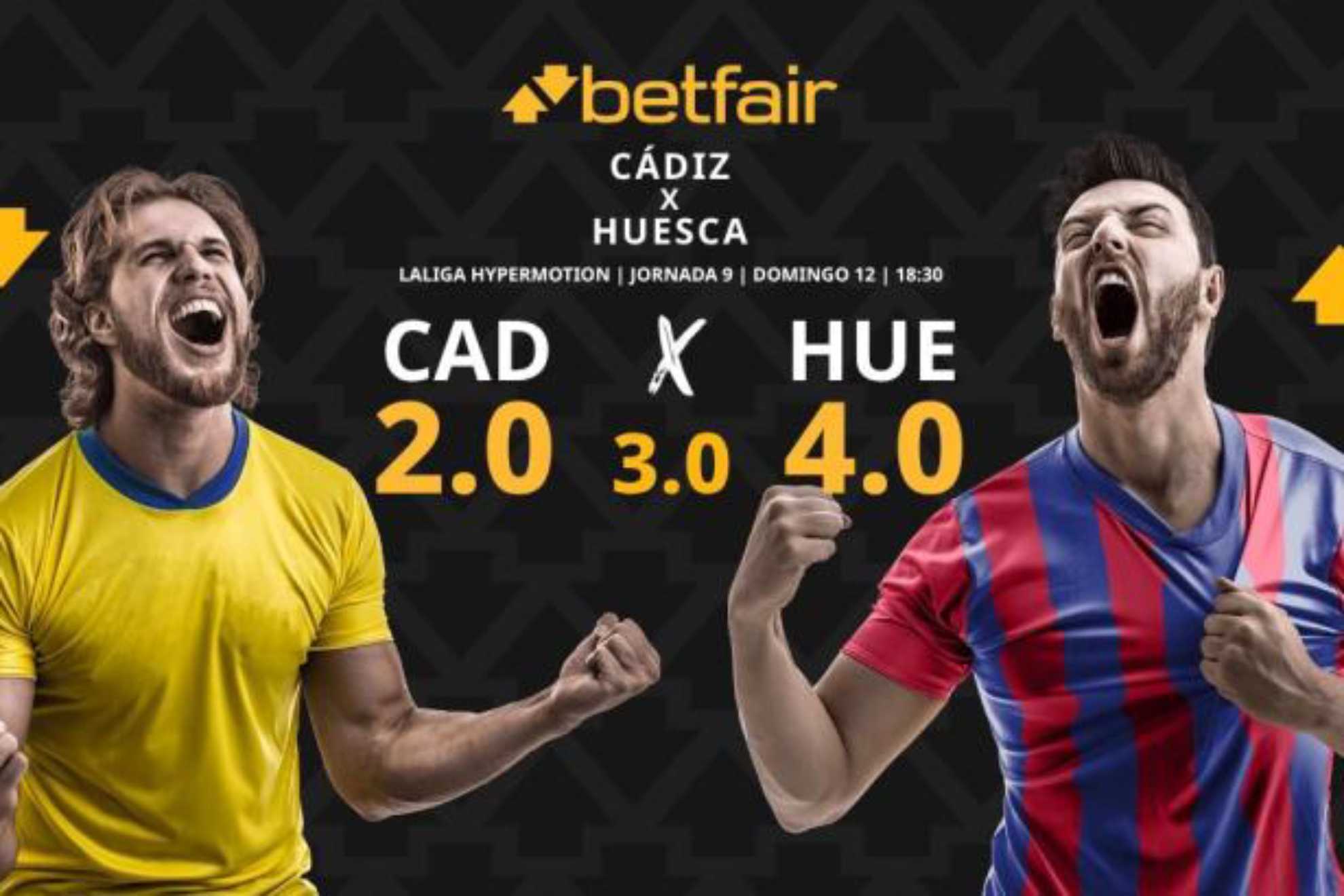 Cádiz CF vs. SD Huesca: horario, dónde ver, pronósticos y clasificación