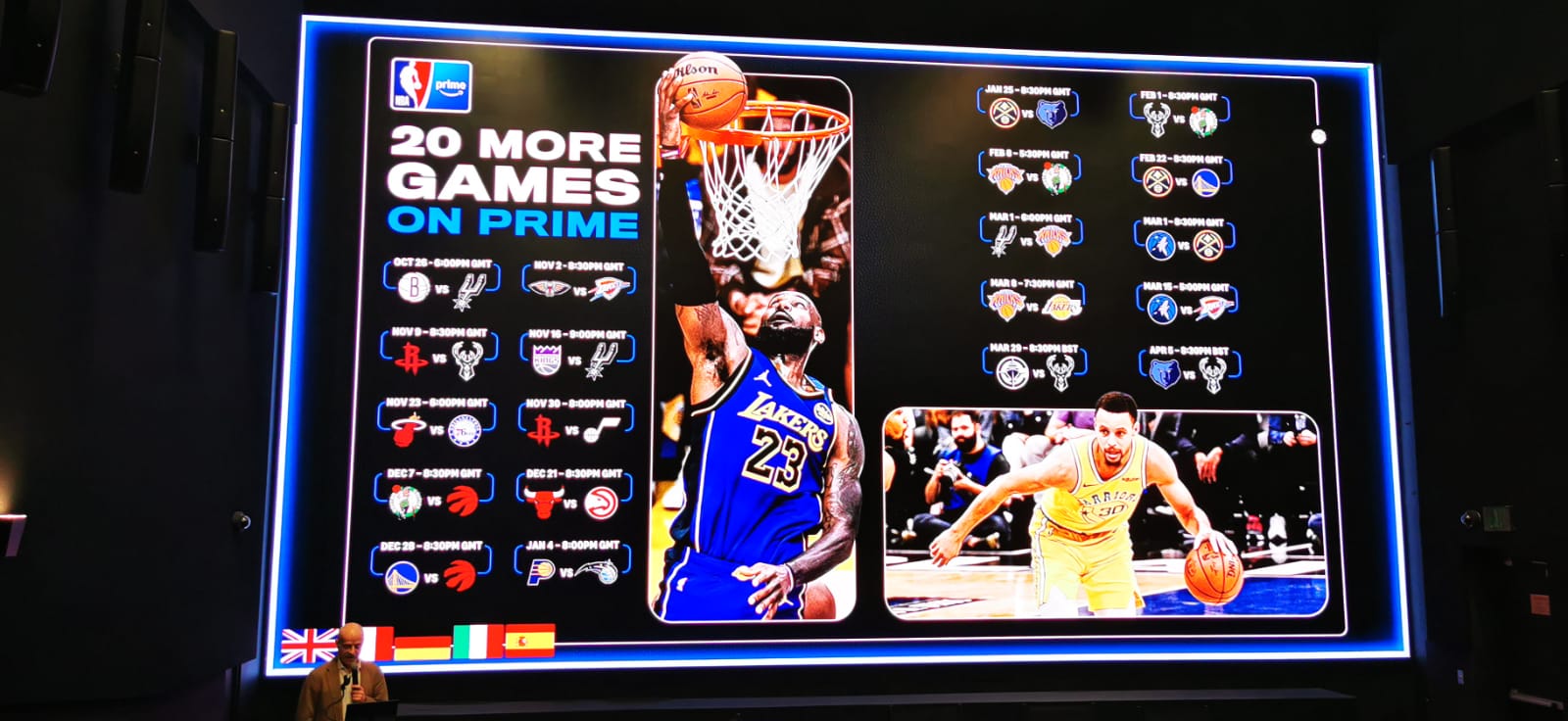 Amazon Prime Video presenta su revolución televisiva para la NBA