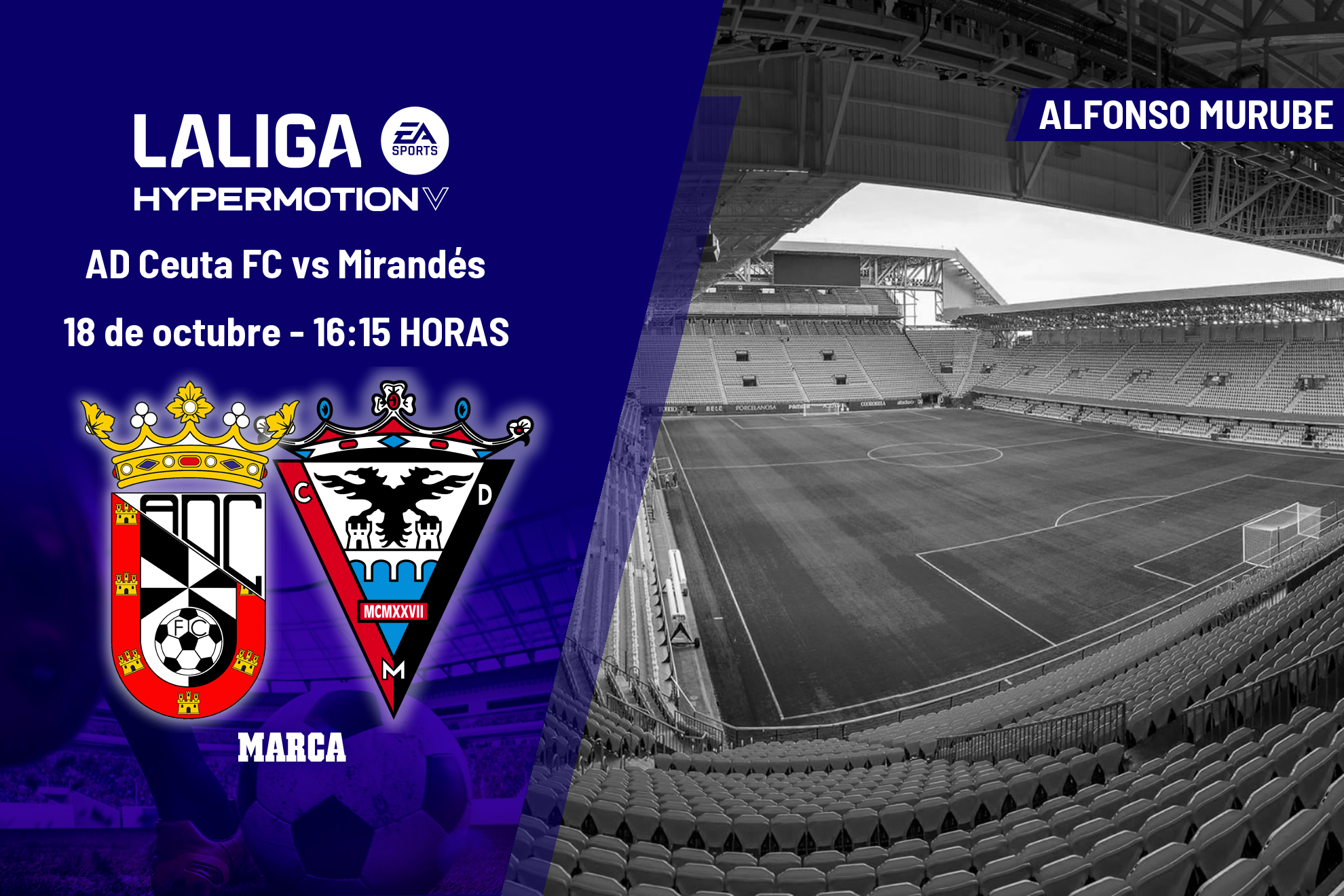 Ceuta - Mirandés: a qué hora es, canal y dónde ver hoy en TV y online ...