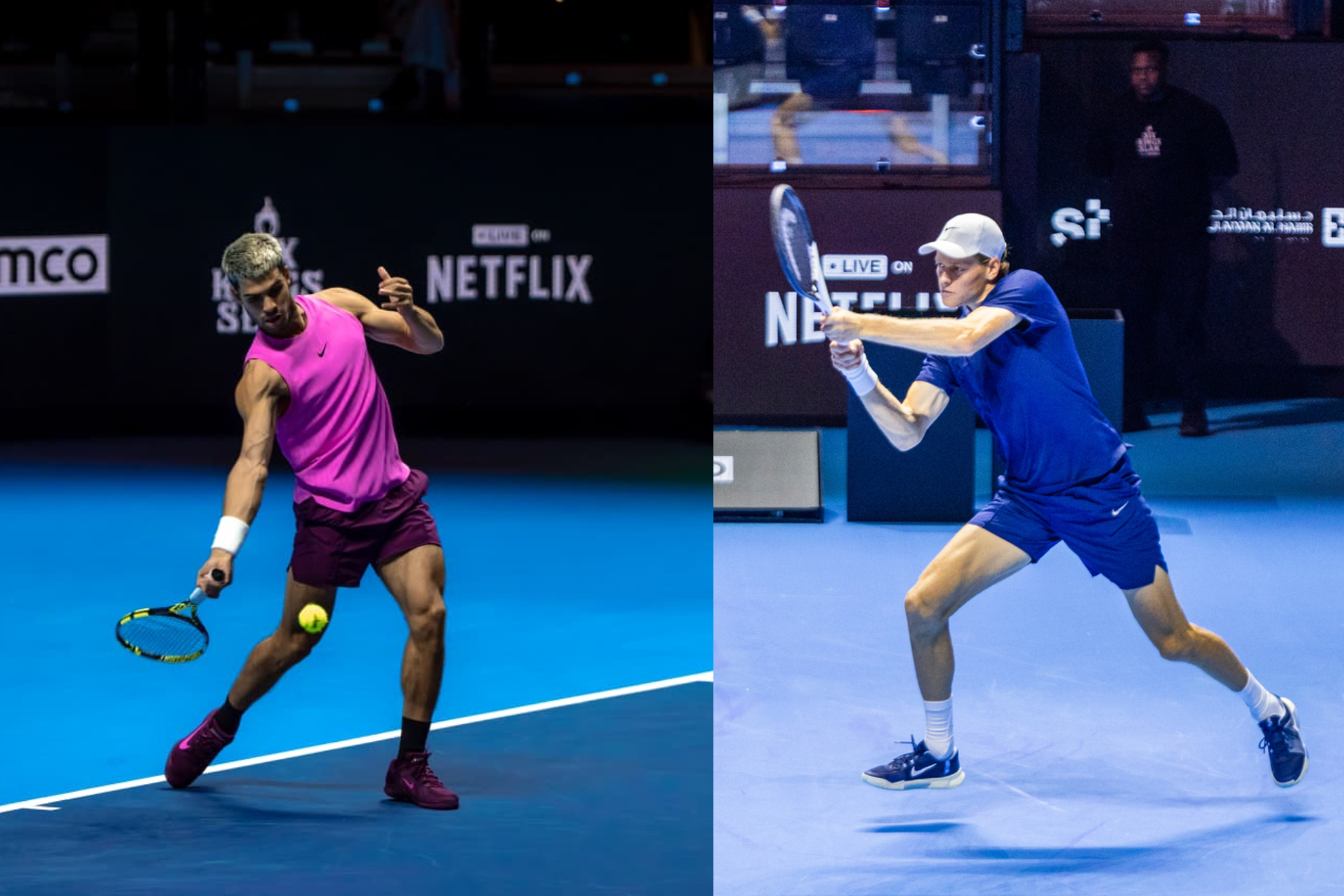 Alcaraz - Sinner: a qué hora, cuándo es y dónde ver hoy en TV la final del Six Kings Slam en directo