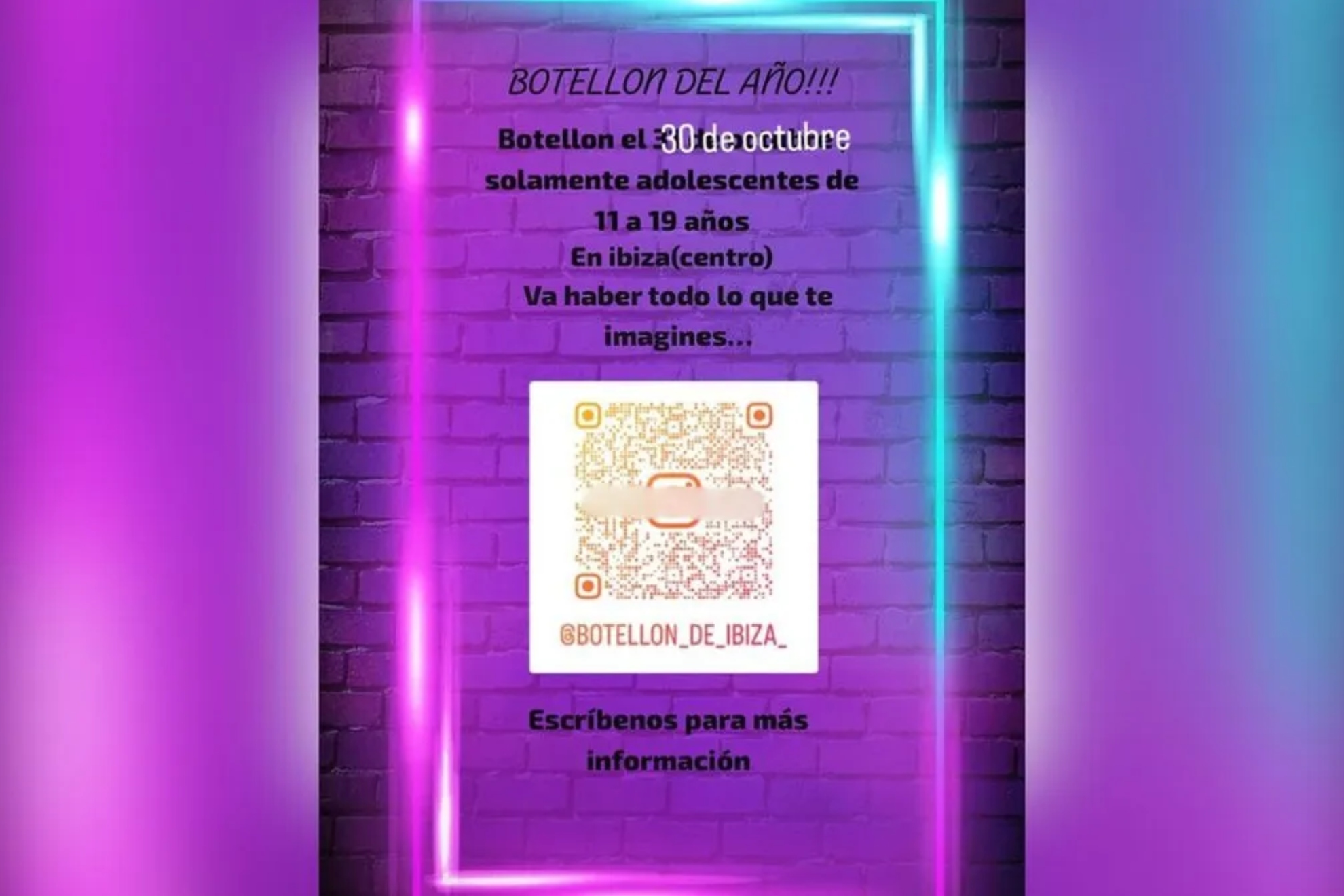 Preocupación en Ibiza por la convocatoria de un botellón para ...
