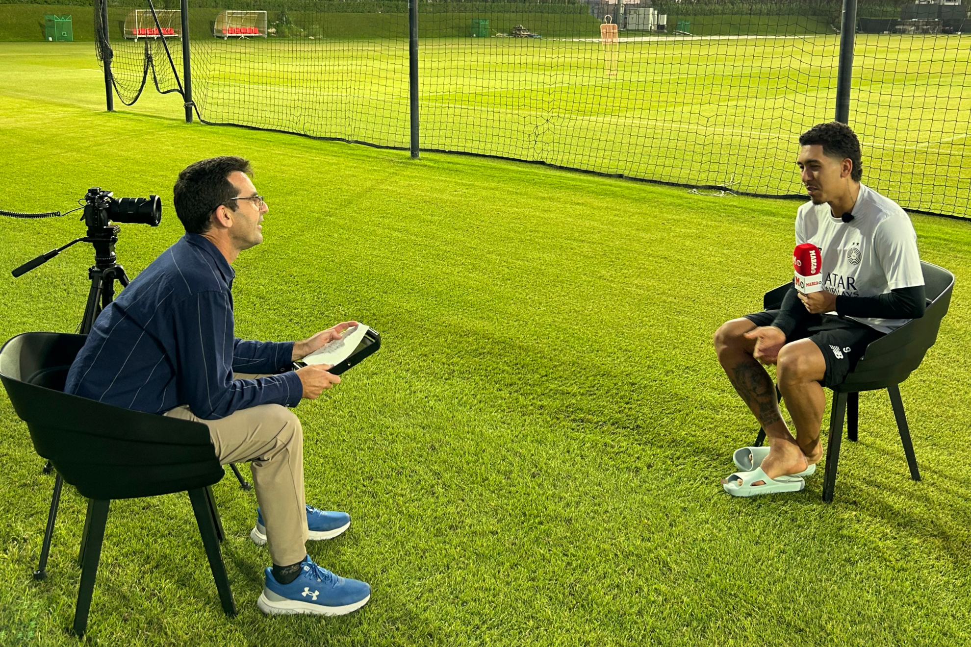 Firmino, con MARCA: "¿Luis Díaz o 'Vini'? Soy muy fan de Vinicius"
