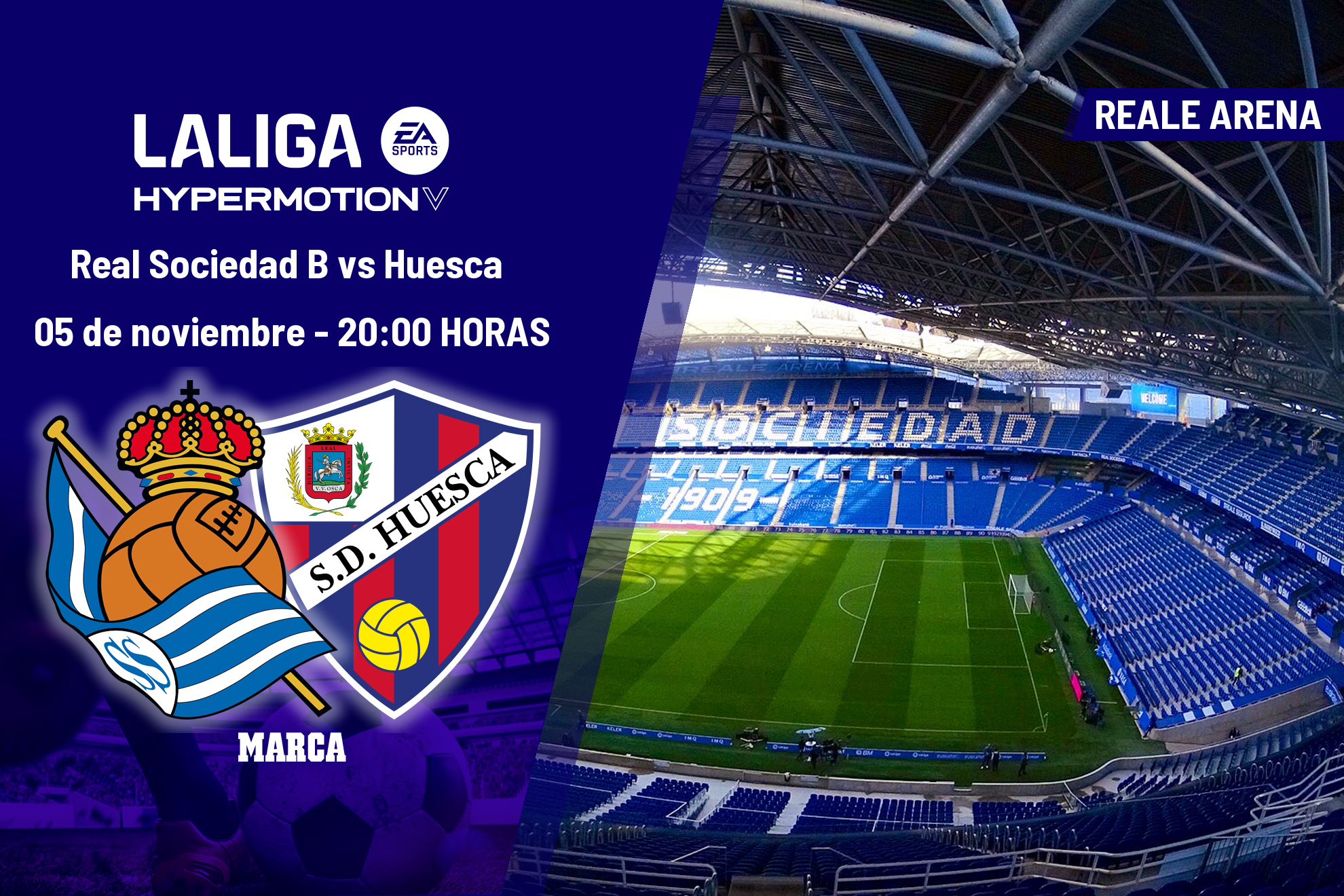Real Sociedad B - Huesca: horario, dónde ver hoy en TV y canal del ...