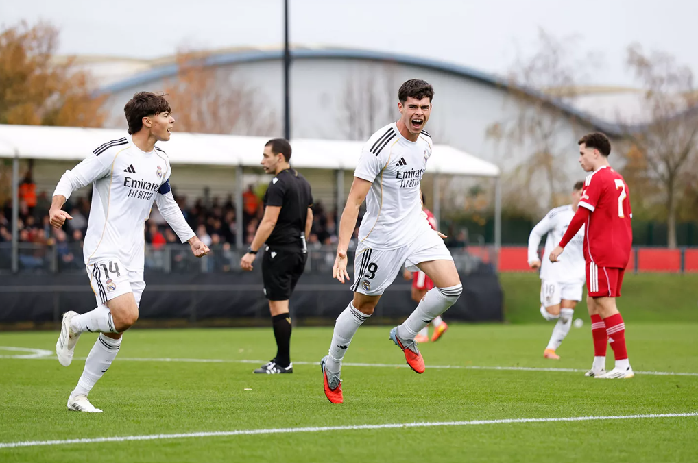 El Real Madrid pasa el rodillo y es líder de la Youth