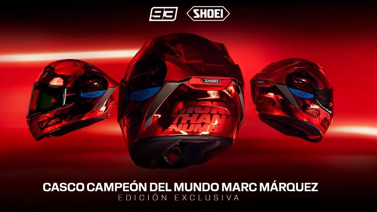 Marc Márquez lanza 93 cascos exclusivos de su noveno título