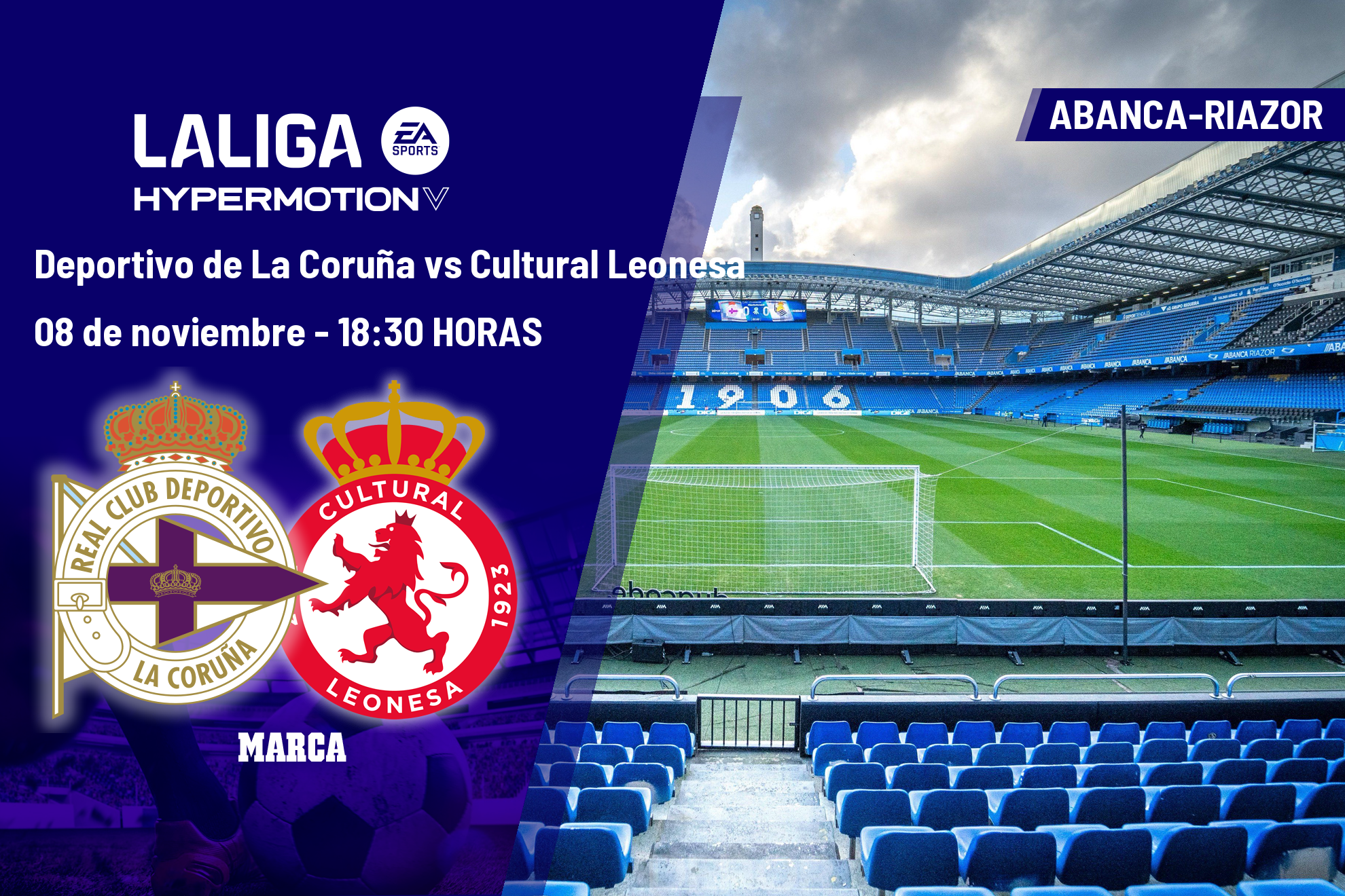 Deportivo de La Coruña - Cultural Leonesa: horario, dónde ver hoy en TV ...
