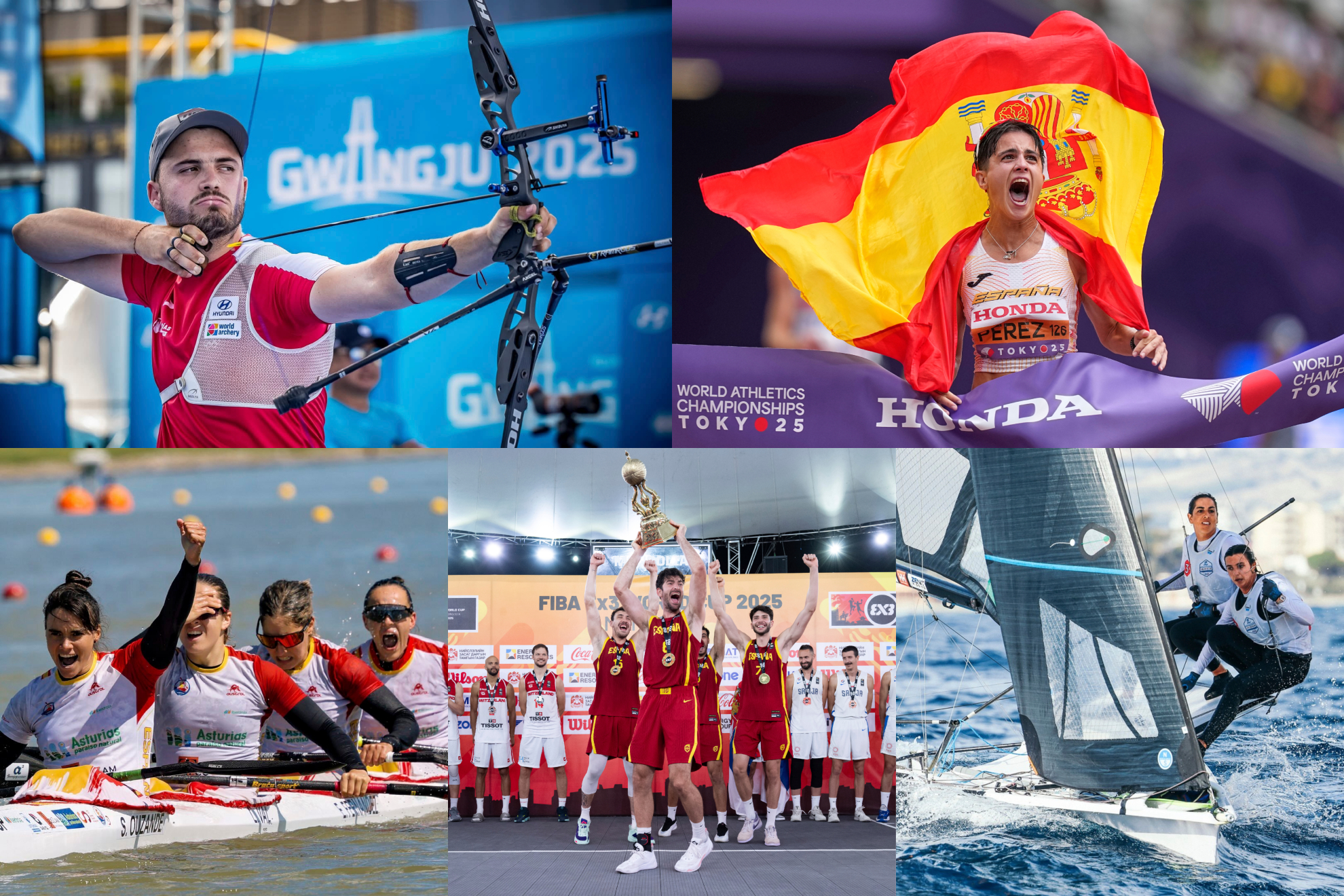 España gana 27 medallas en los 'Juegos Olímpicos' de 2025