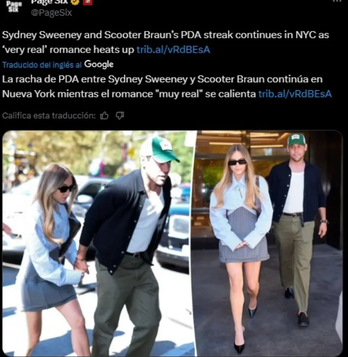 Scooter Braun, nueva pareja de Sydney Sweeney, rechaza unirse a OnlyFans