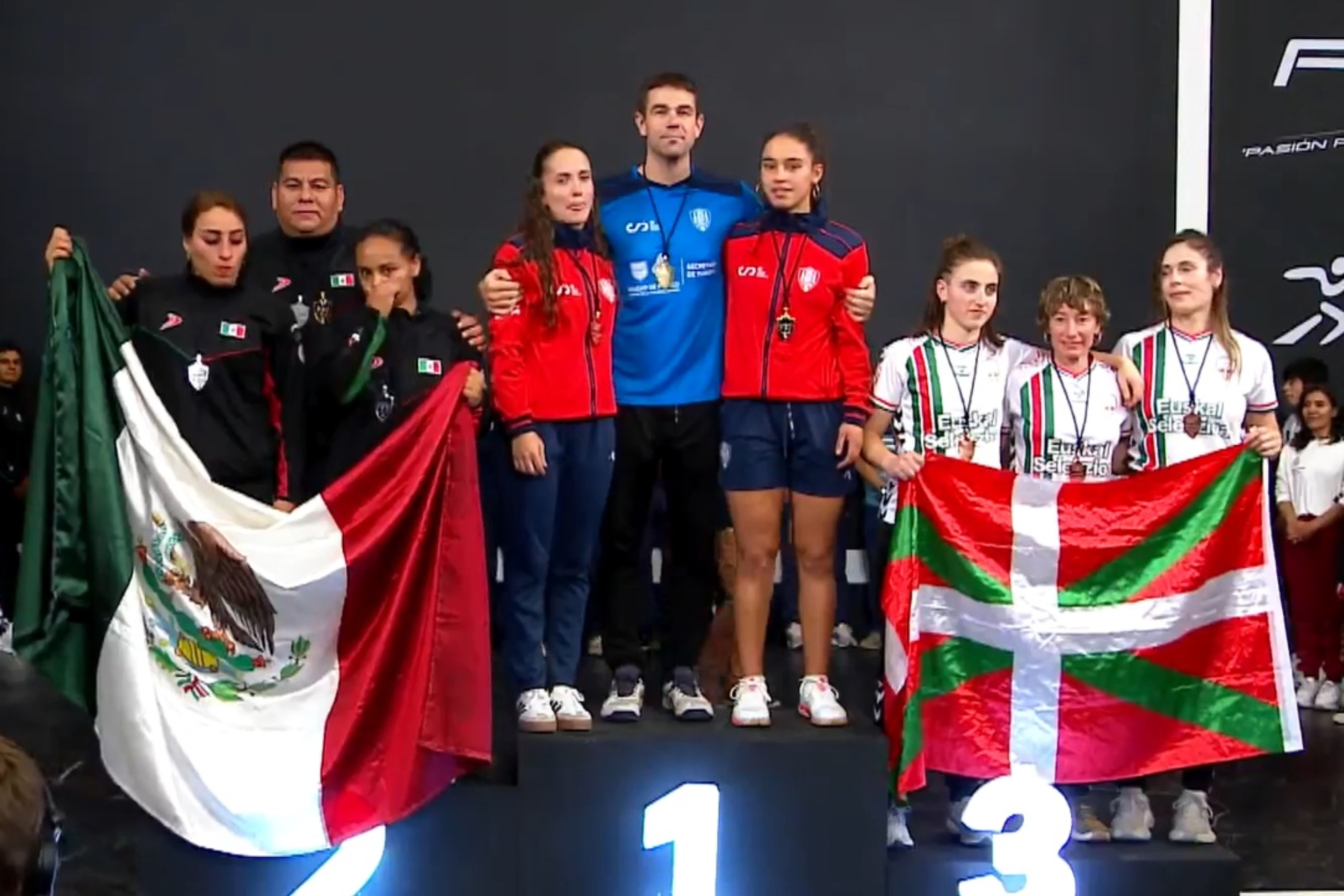 España se lleva una medalla más que Euskadi en el Mundial de frontball
