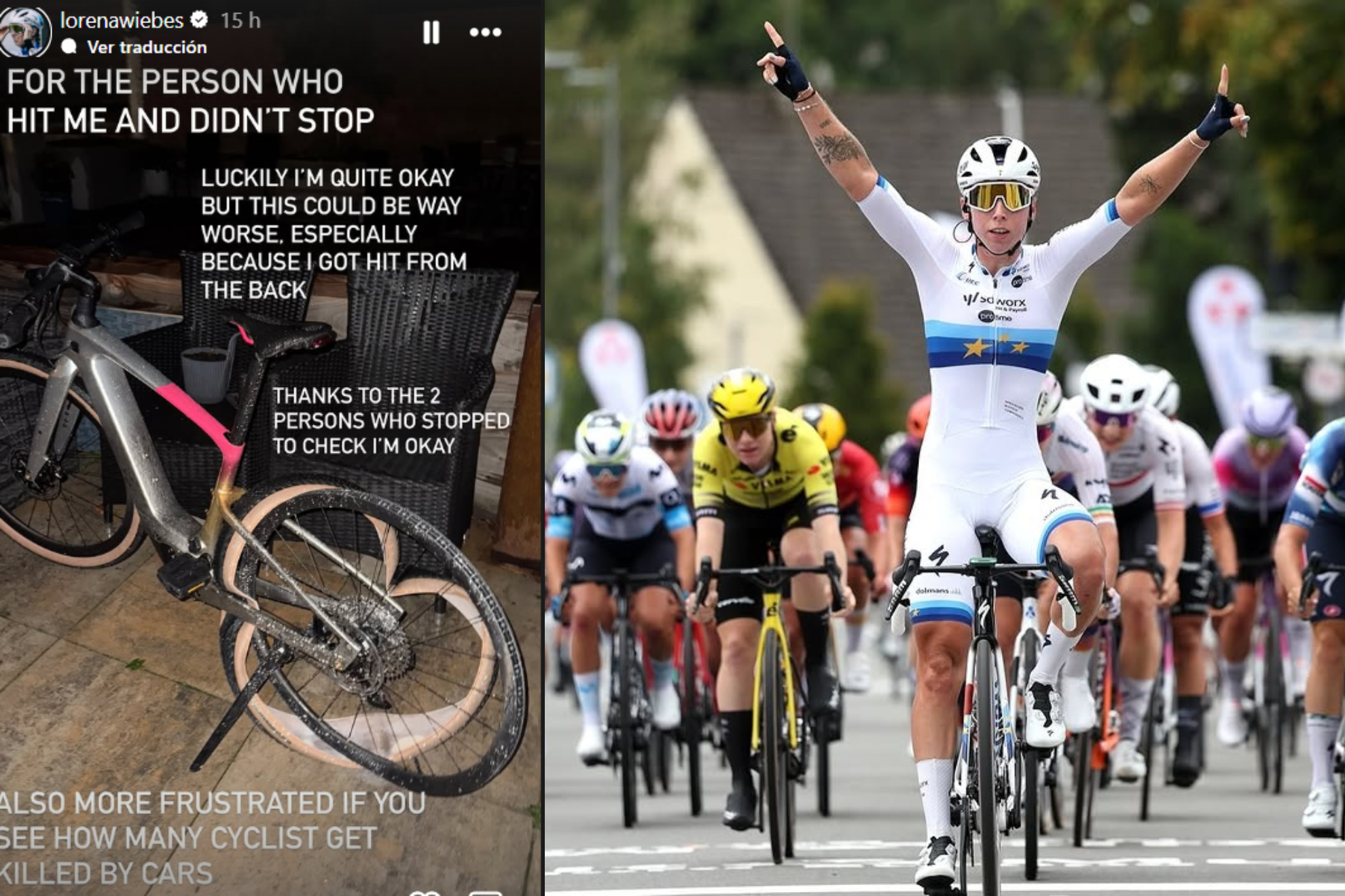 Lorena Weibes estalla tras ser atropellada por un conductor que se dio ...