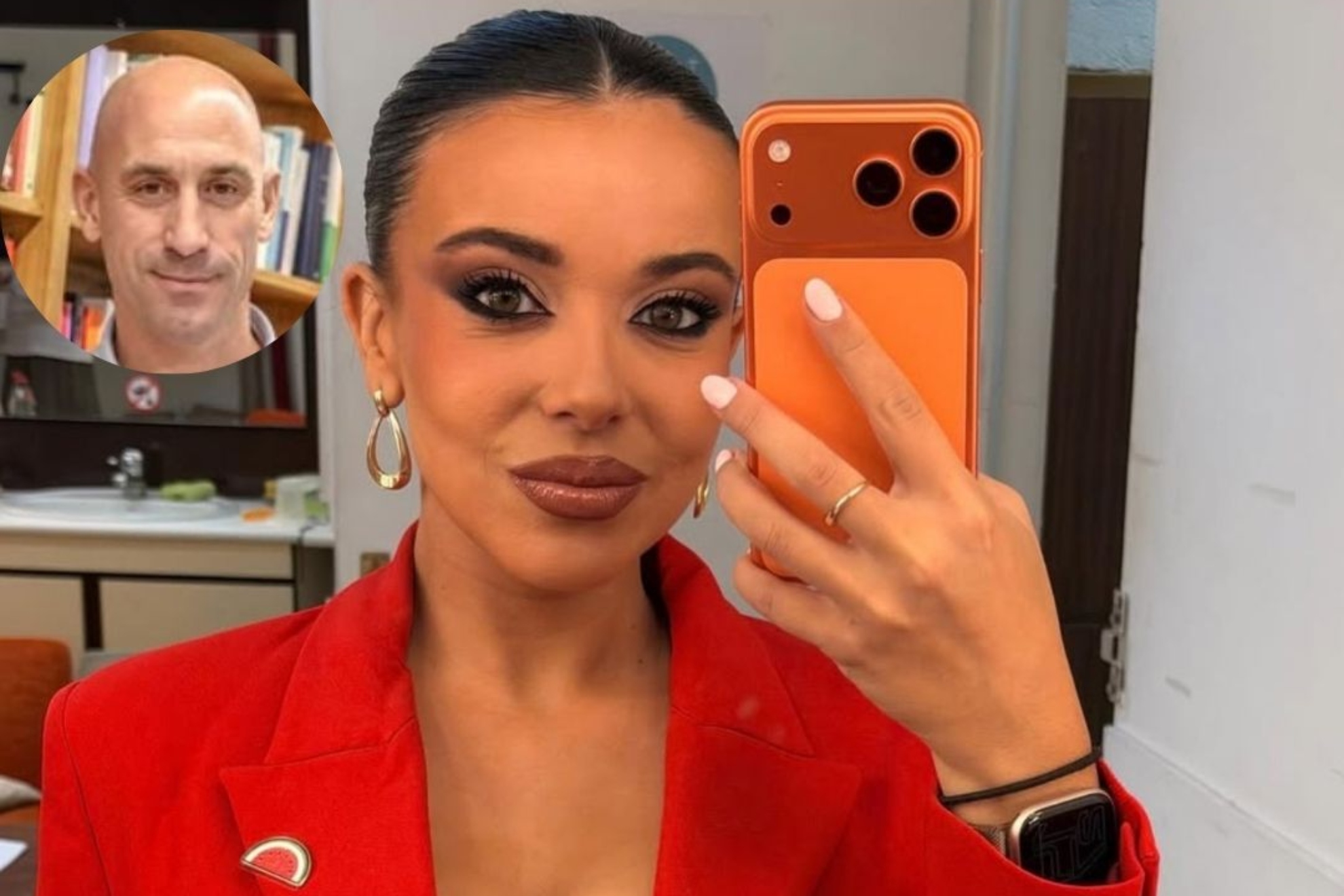 Sarah Santaolalla, contra Rubiales tras el acto de presentación de su ...