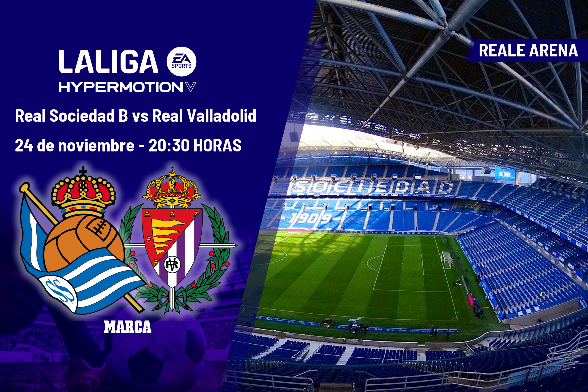 Real Sociedad B - Real Valladolid: a qué hora es y dónde ver hoy el ...