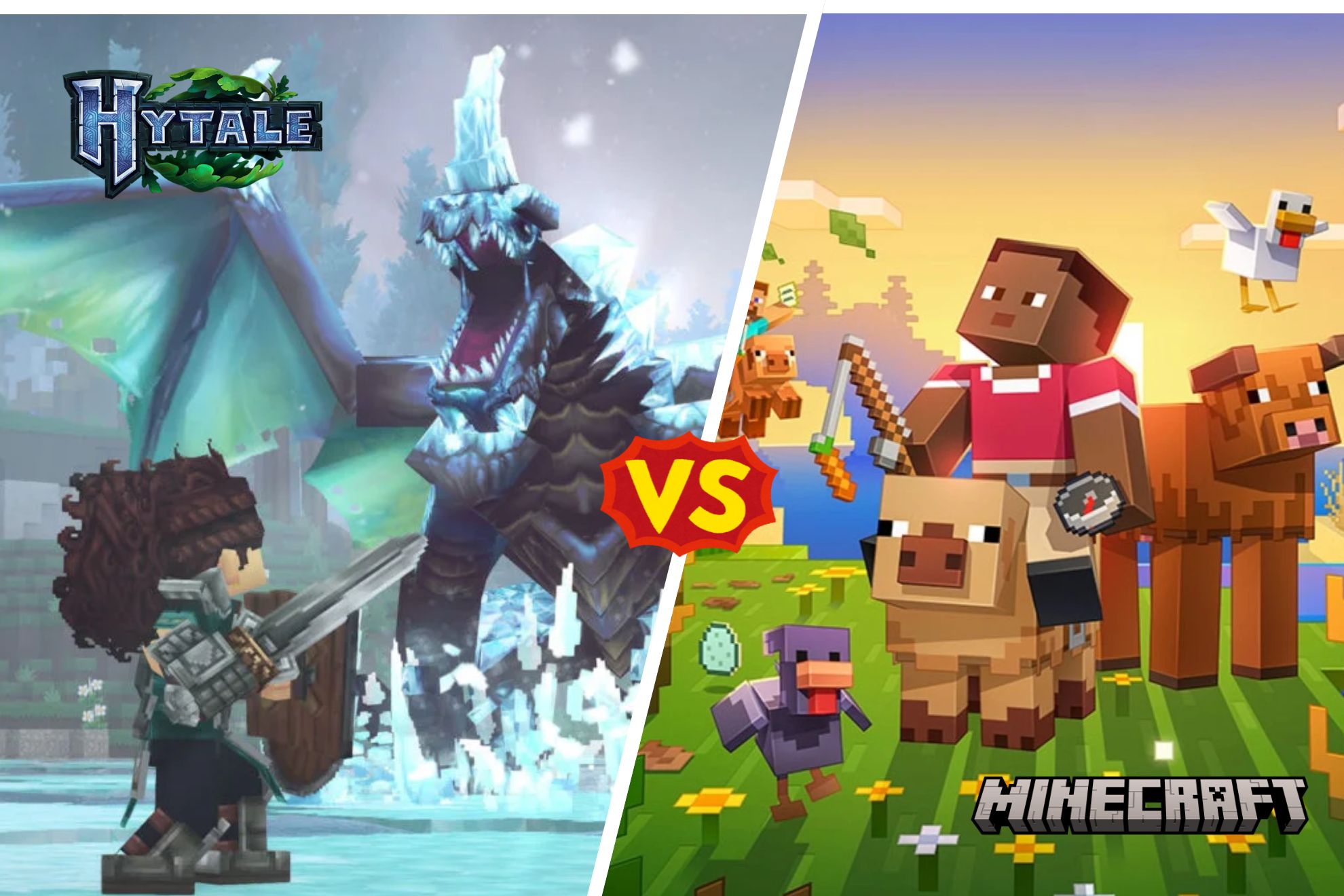 Hytale vs. Minecraft, ¿cuáles son las diferencias entre ambos juegos?