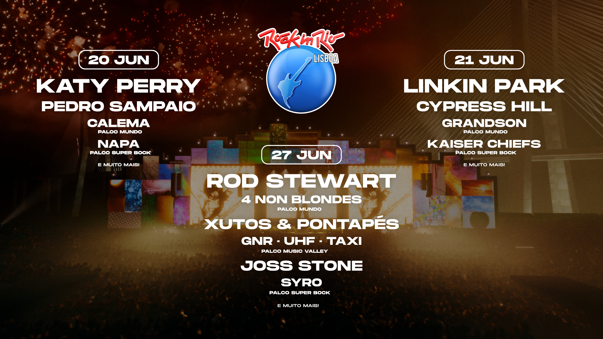 Rock in Rio Lisboa 2026: del rock alternativo a las leyendas, un cartel ...