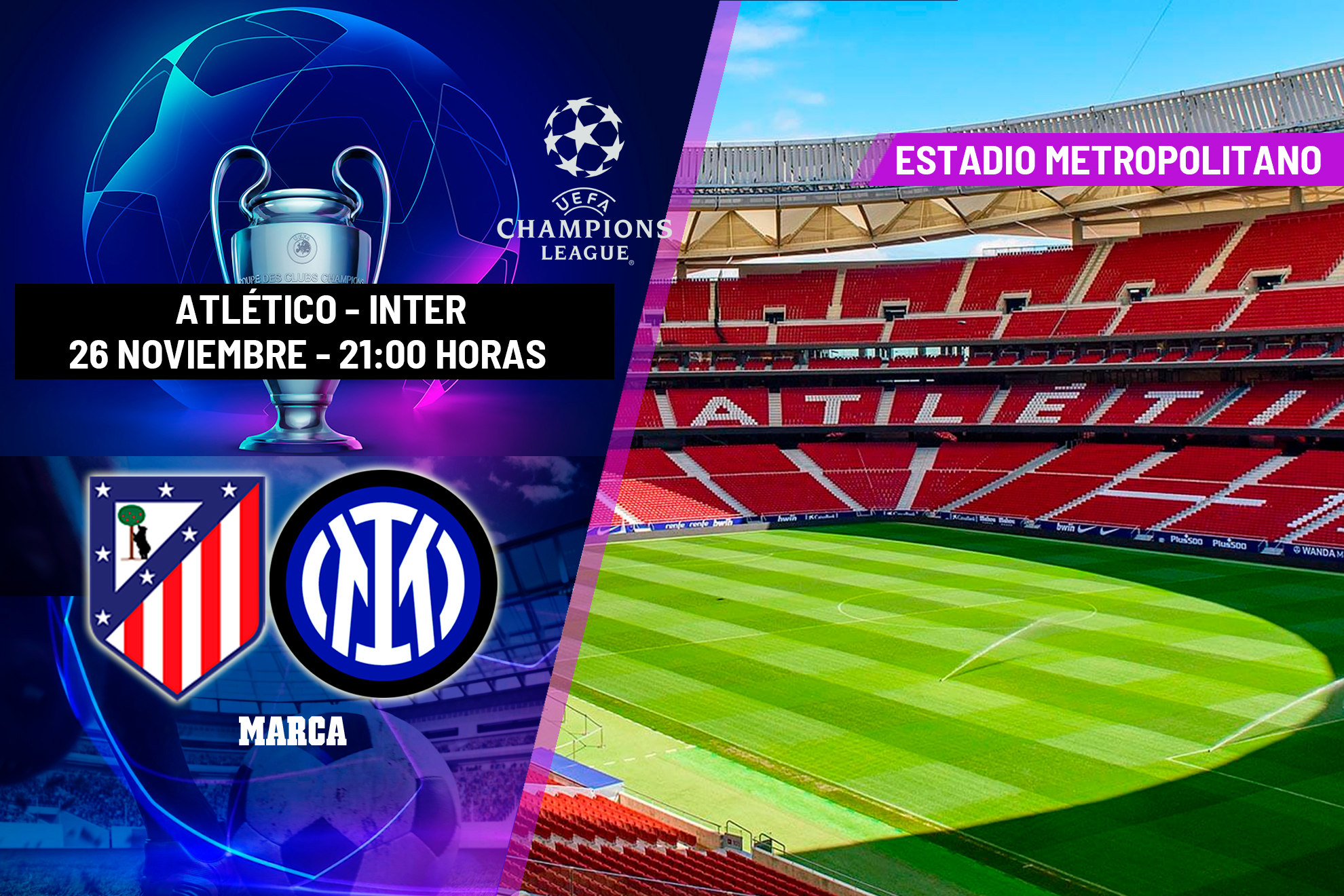 Atlético - Inter | La novena para el top 8