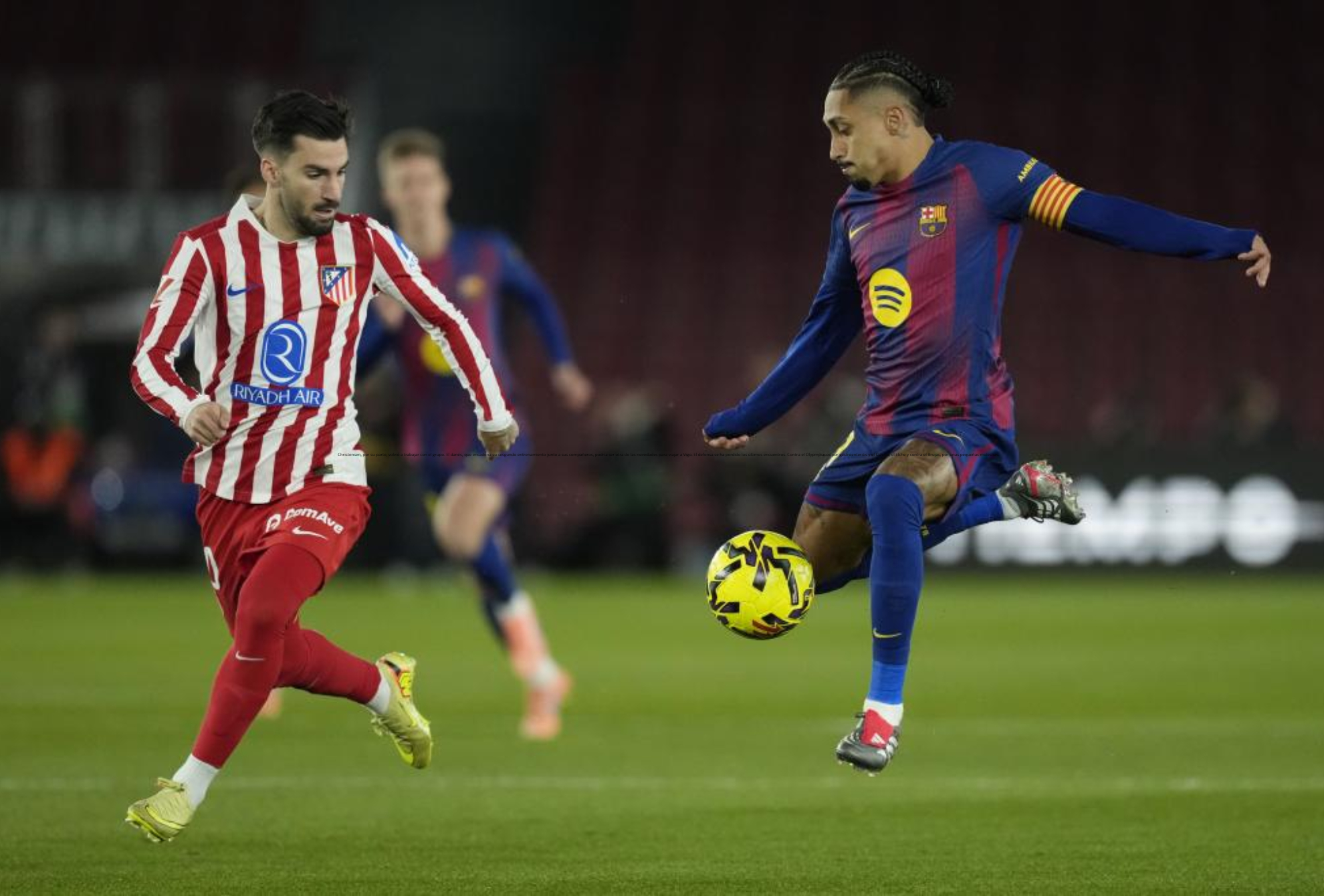 Uno a uno del Barcelona vs Atlético: Raphinha, el gran capitán